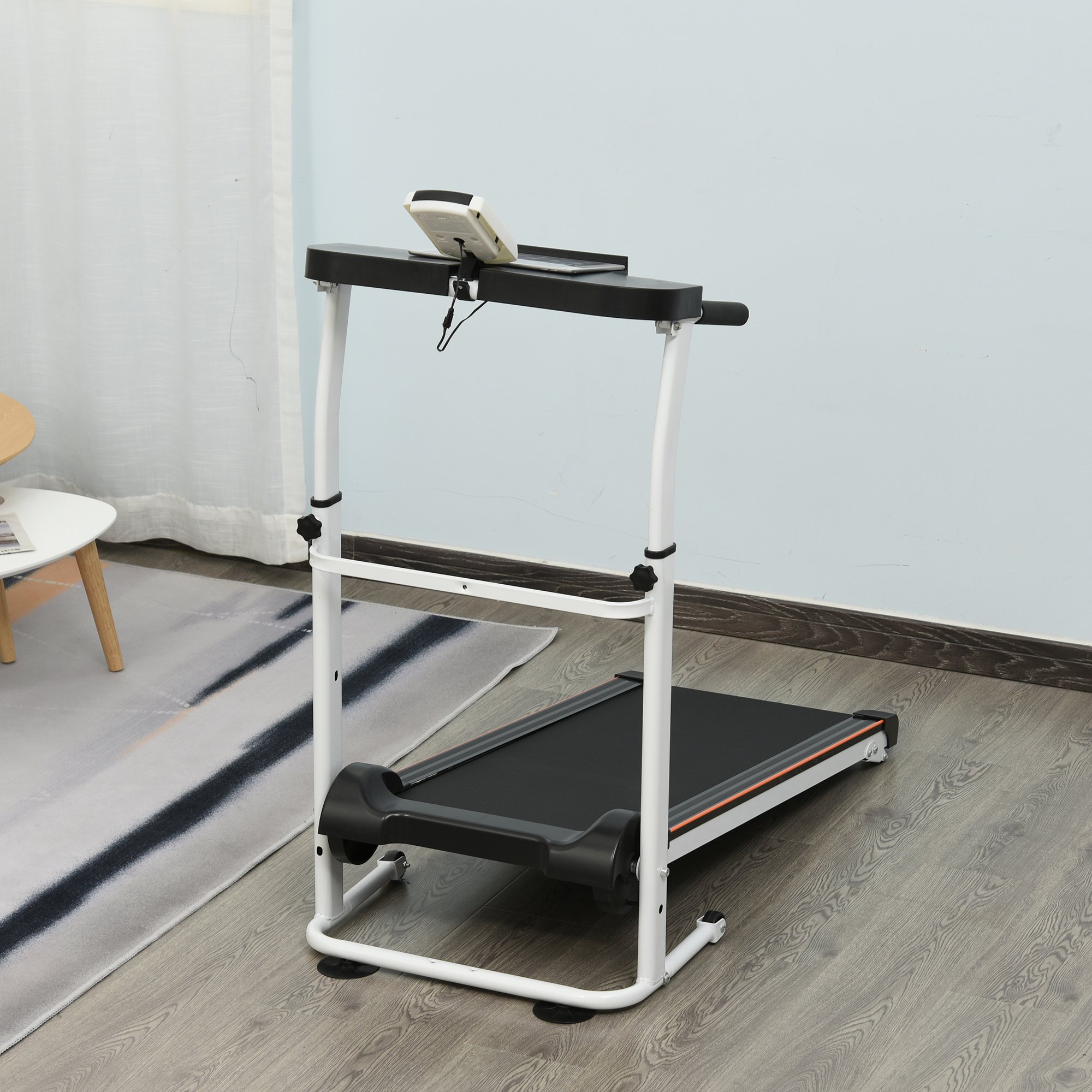 Soozier Folding Walking Mechanical Treadmill for Home Office Fitness ...