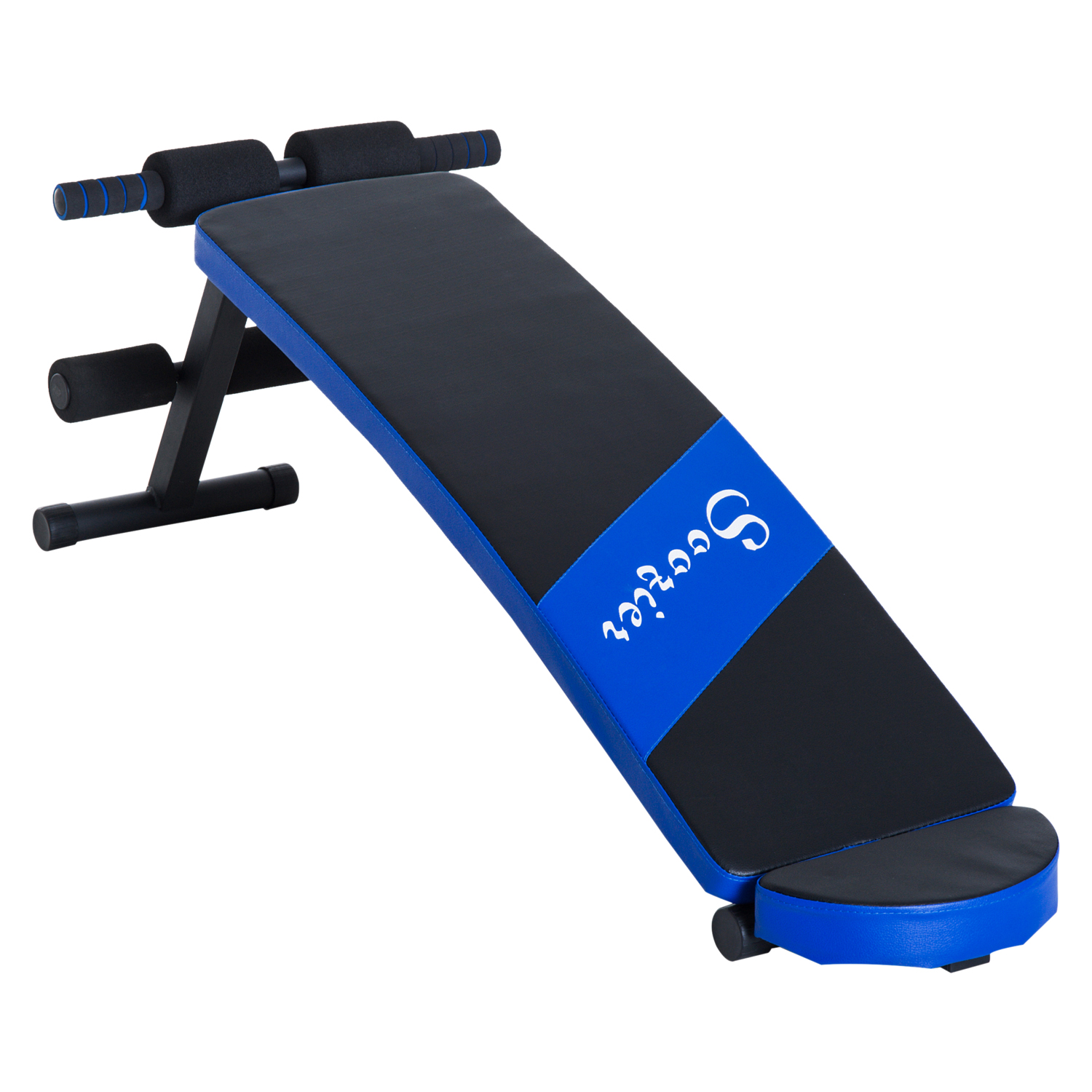 Soozier Crunch Board Ab Bench Curved Sit up Exercise Workout Core ...