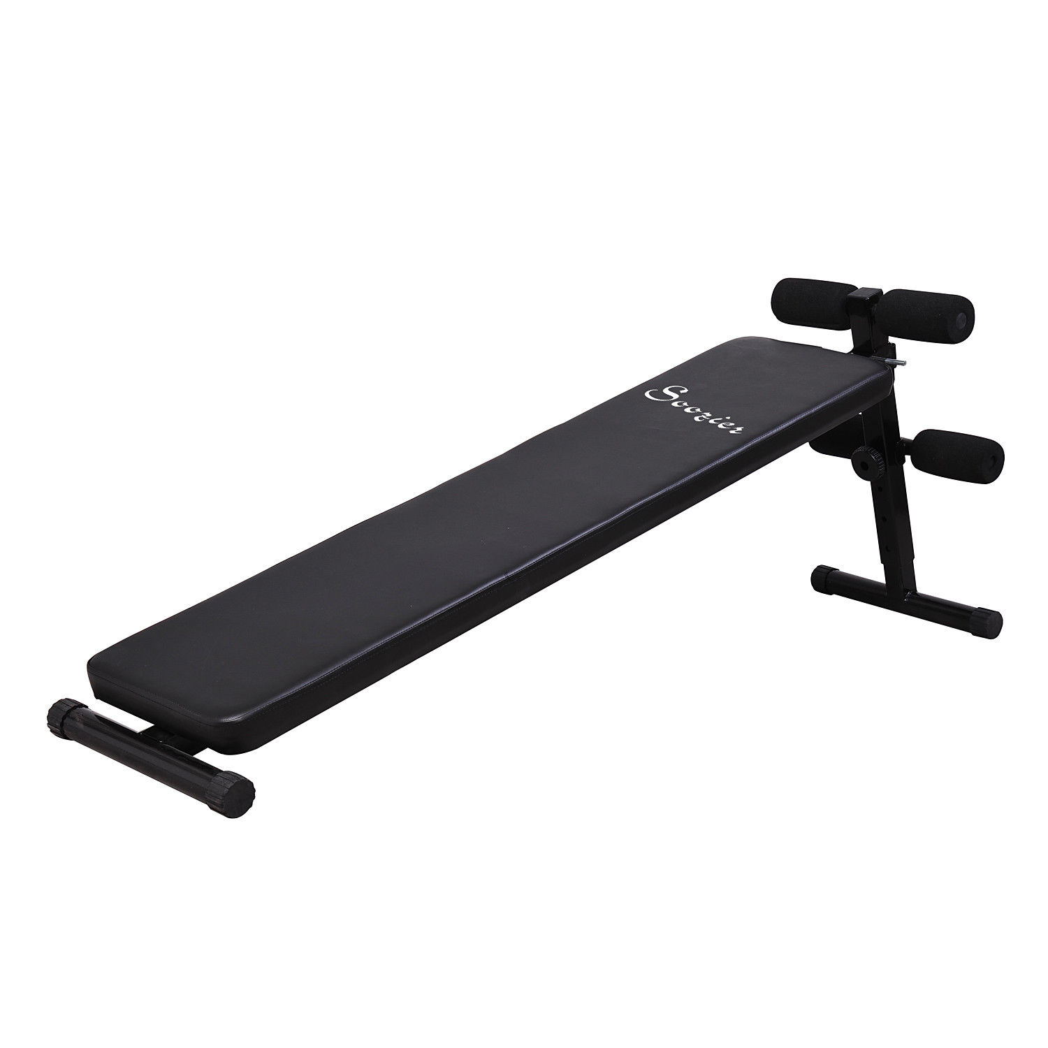 Soozier Portable Universal Decline Sit Up Bench Folding PRO Fitness Ab ...
