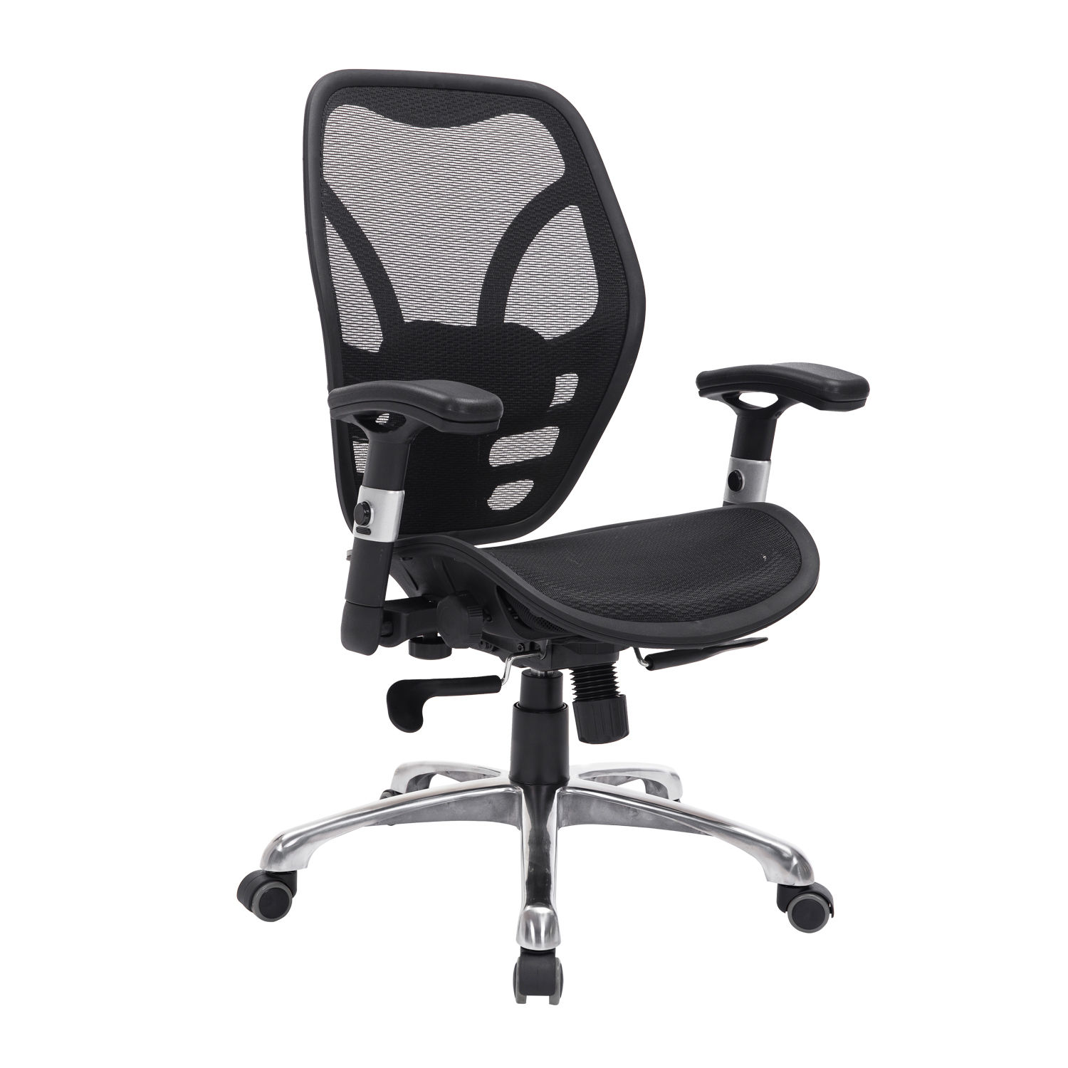 HomCom Mesh Ergonomic Office Chair - Black