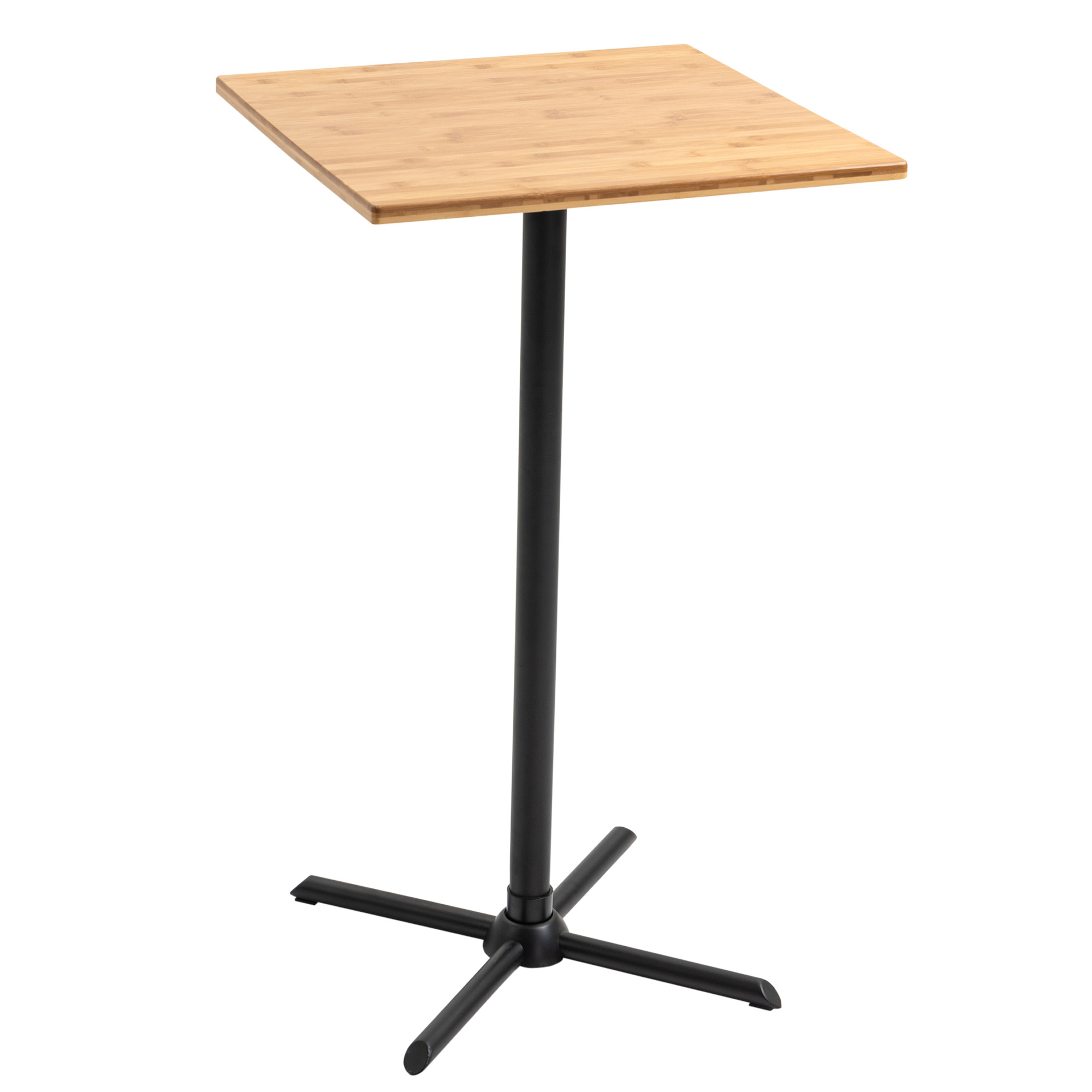 HOMCOM 23.5" Industrial Modern Pub Bar Table, 40.5 Inch Height ...