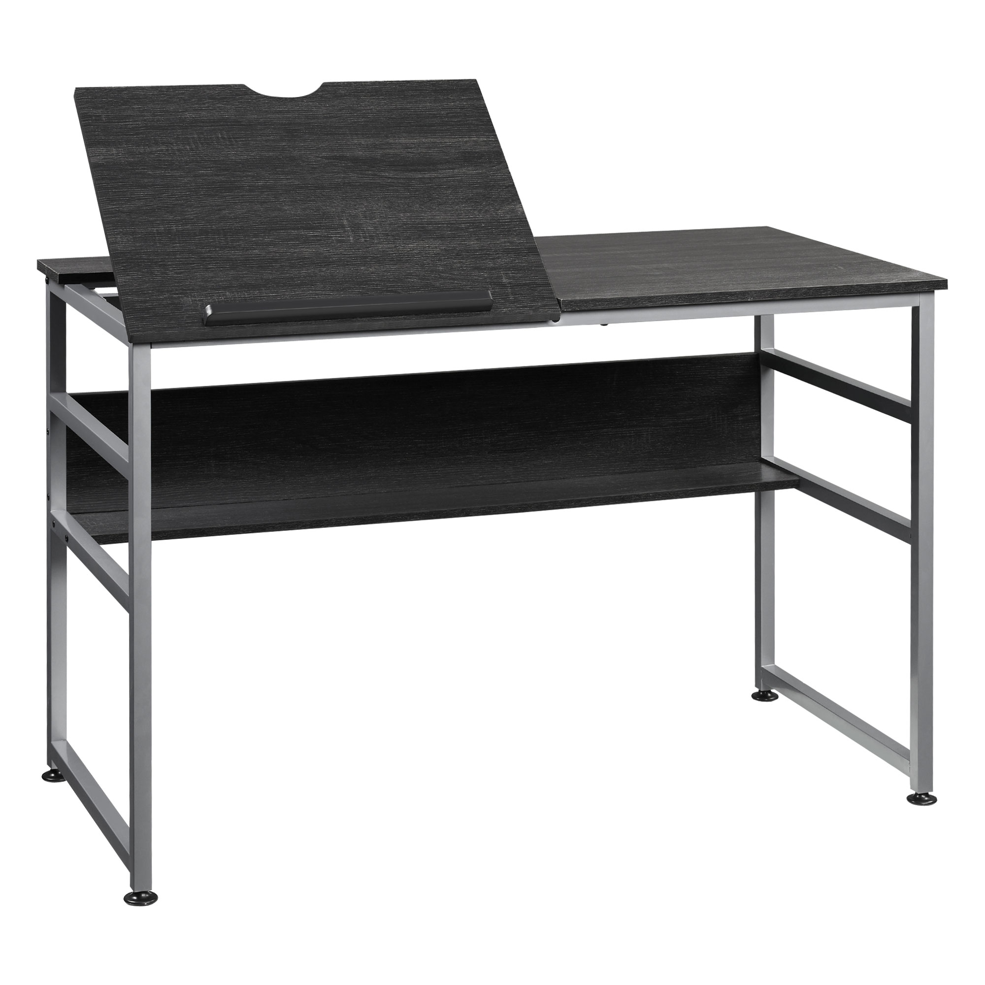 HOMCOM Drafting Table, Adjustable Drawing Desk, Multifunctional Writing ...