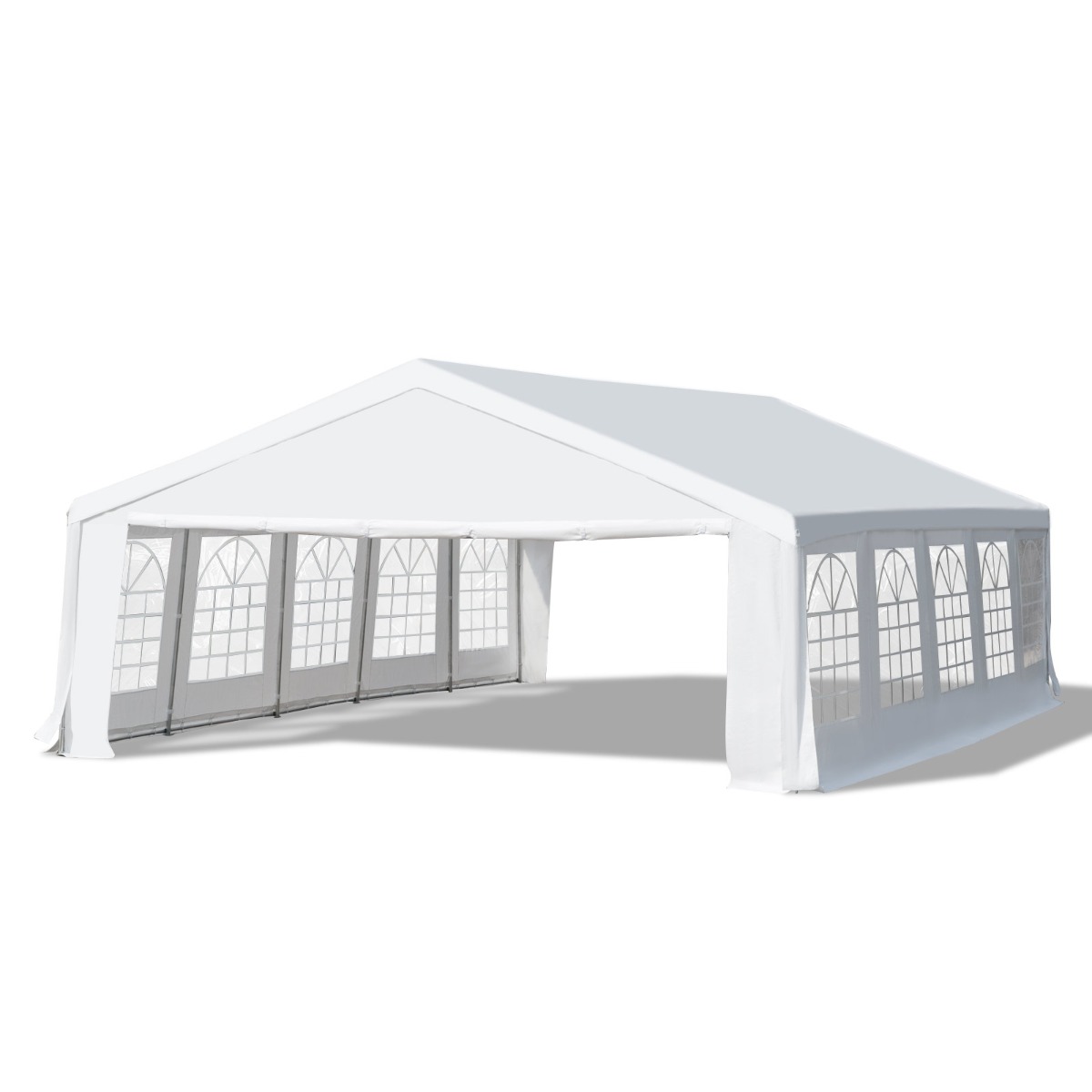 Outsunny 20 x 32 Heavy Duty Wedding Canopy, White | Aosom.com