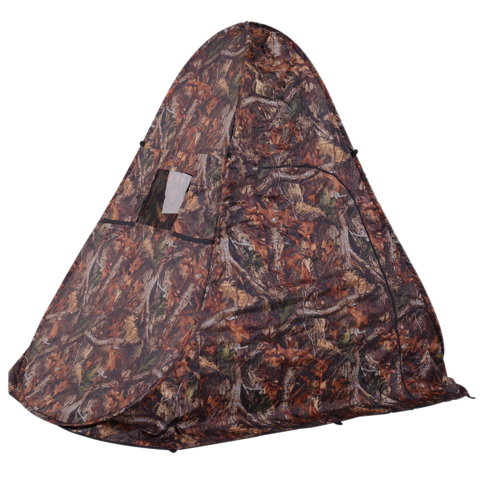 Outsunny 1-2 Person Pop Up Outdoor Hunting Blind Tent Camo|AOSOM.CA