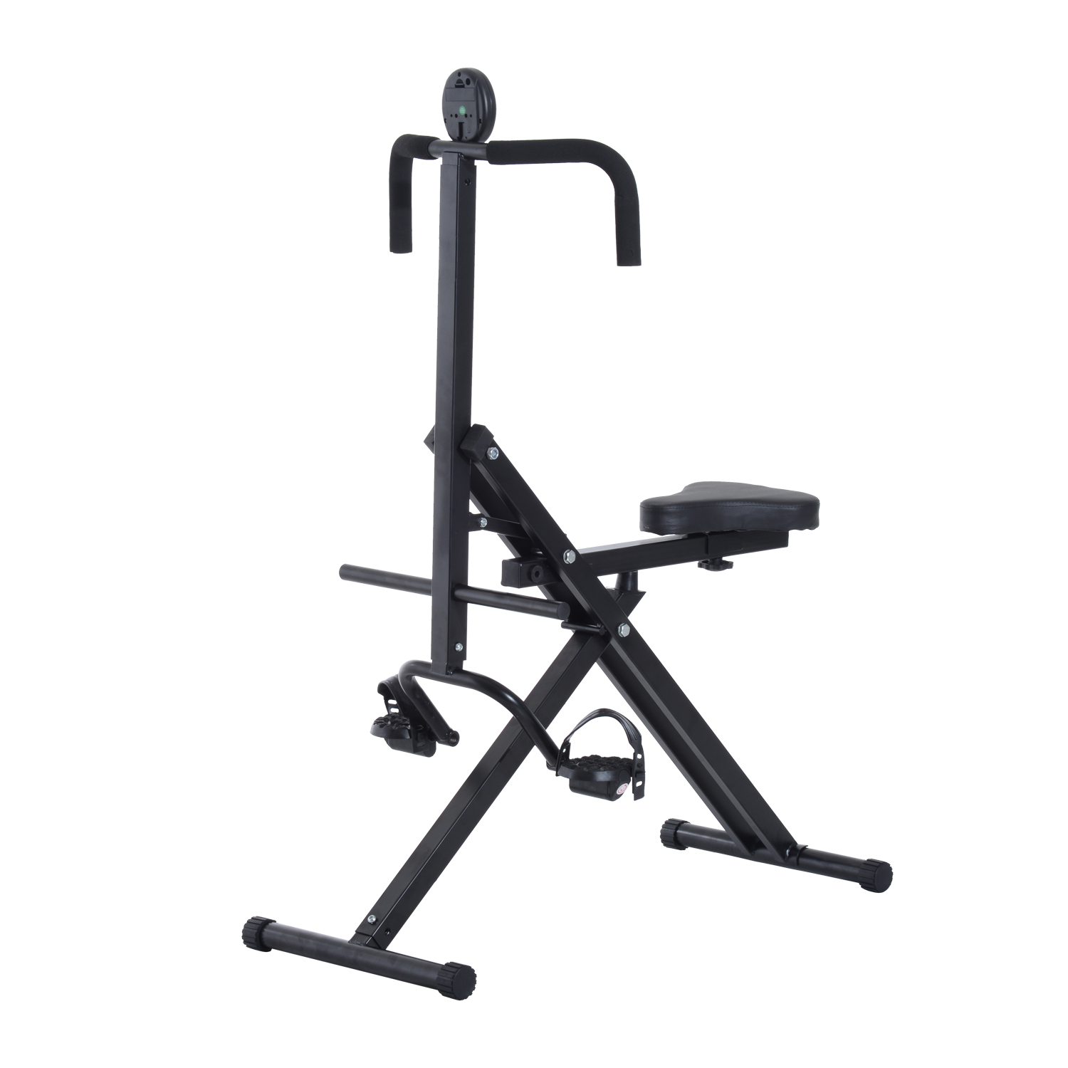 Soozier Compact Horse Riding Home Exercise Ab Machine with Monitor ...