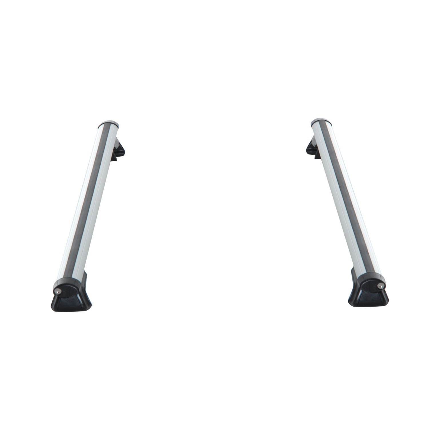 Homcom Cargoloc Crossbars Car Roof 49" Roof Top 2 PC Aluminum Cross ...