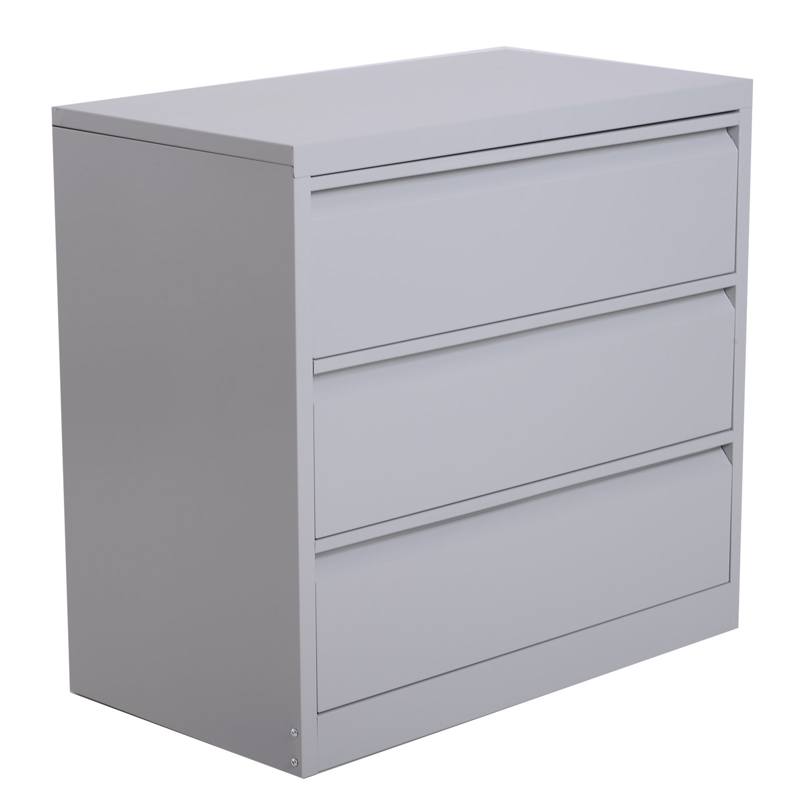 Vinsetto 3 Drawer File Cabinet Metal Storage Chest Organizer Home ...