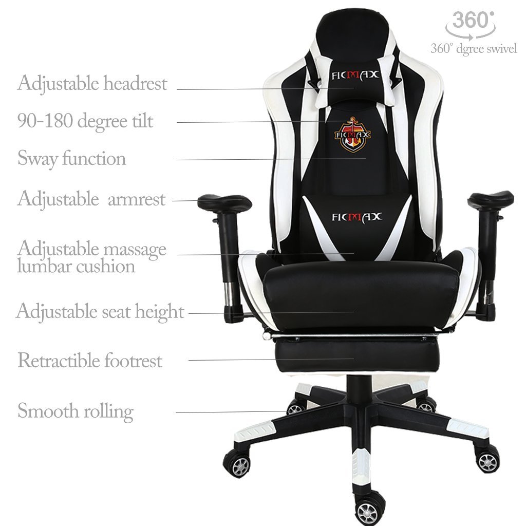 [Flash Sale! Only 2 days] Gaming Chair Large Size Executive Racing ...