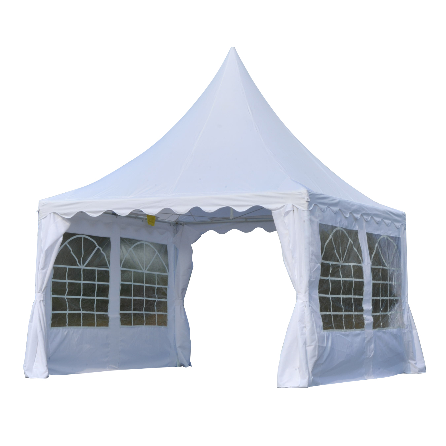 Outsunny 12" x Heavy Duty Pagoda Canopy Event Tent w/ Removable Walls ﾨ ...