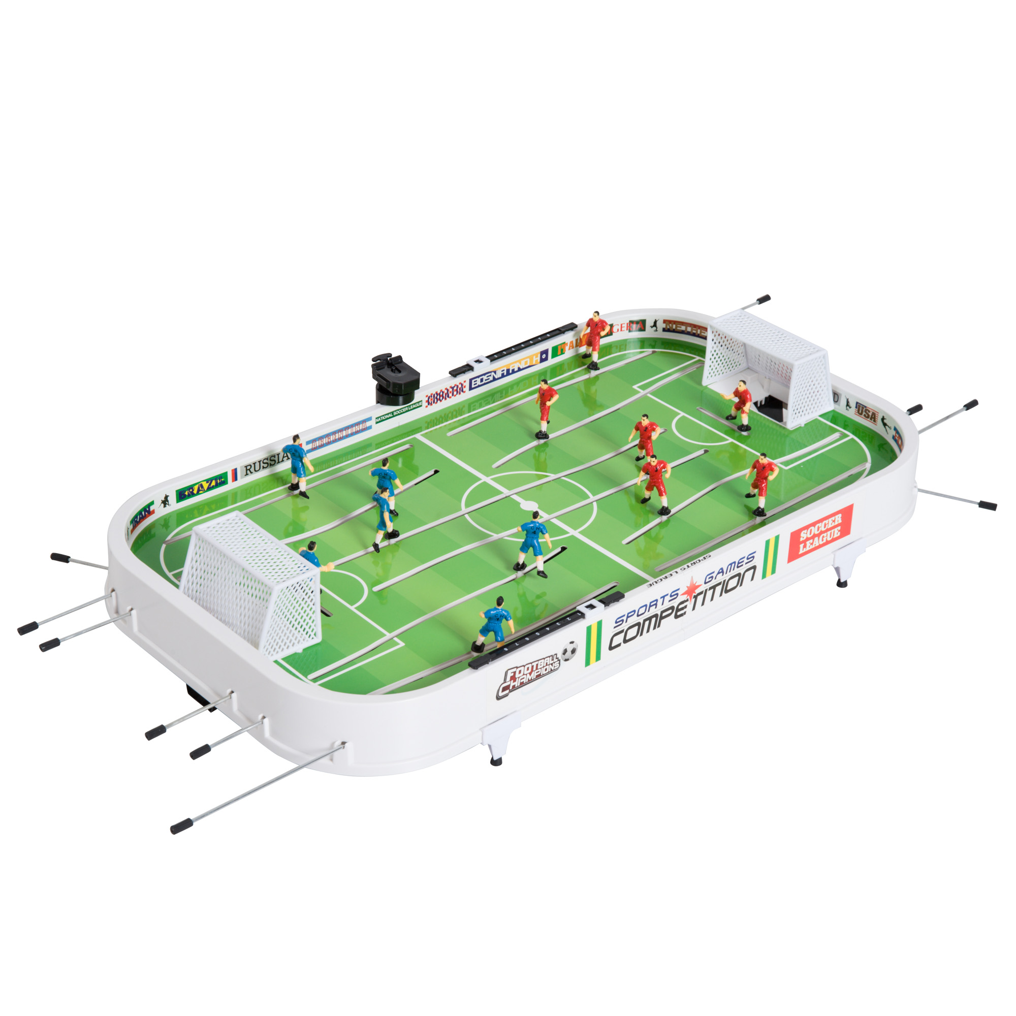 Soozier 37” Portable Mini Foosball Table Tabletop Soccer Game for Kids ...