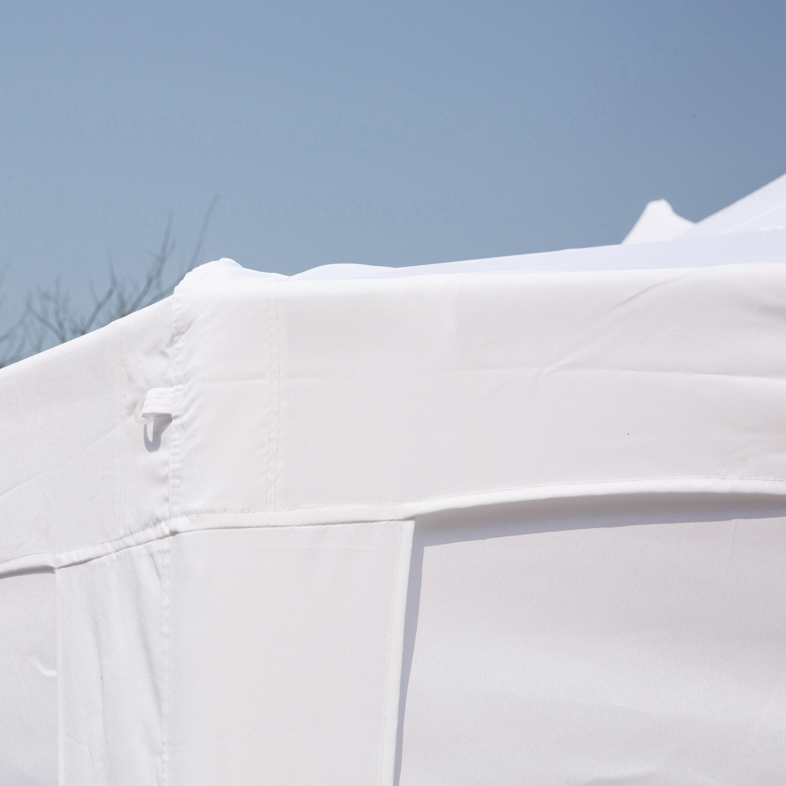 Outsunny Large Decagon 10-Wall Gazebo Canopy Tent Outdoor 29'x21' White ...