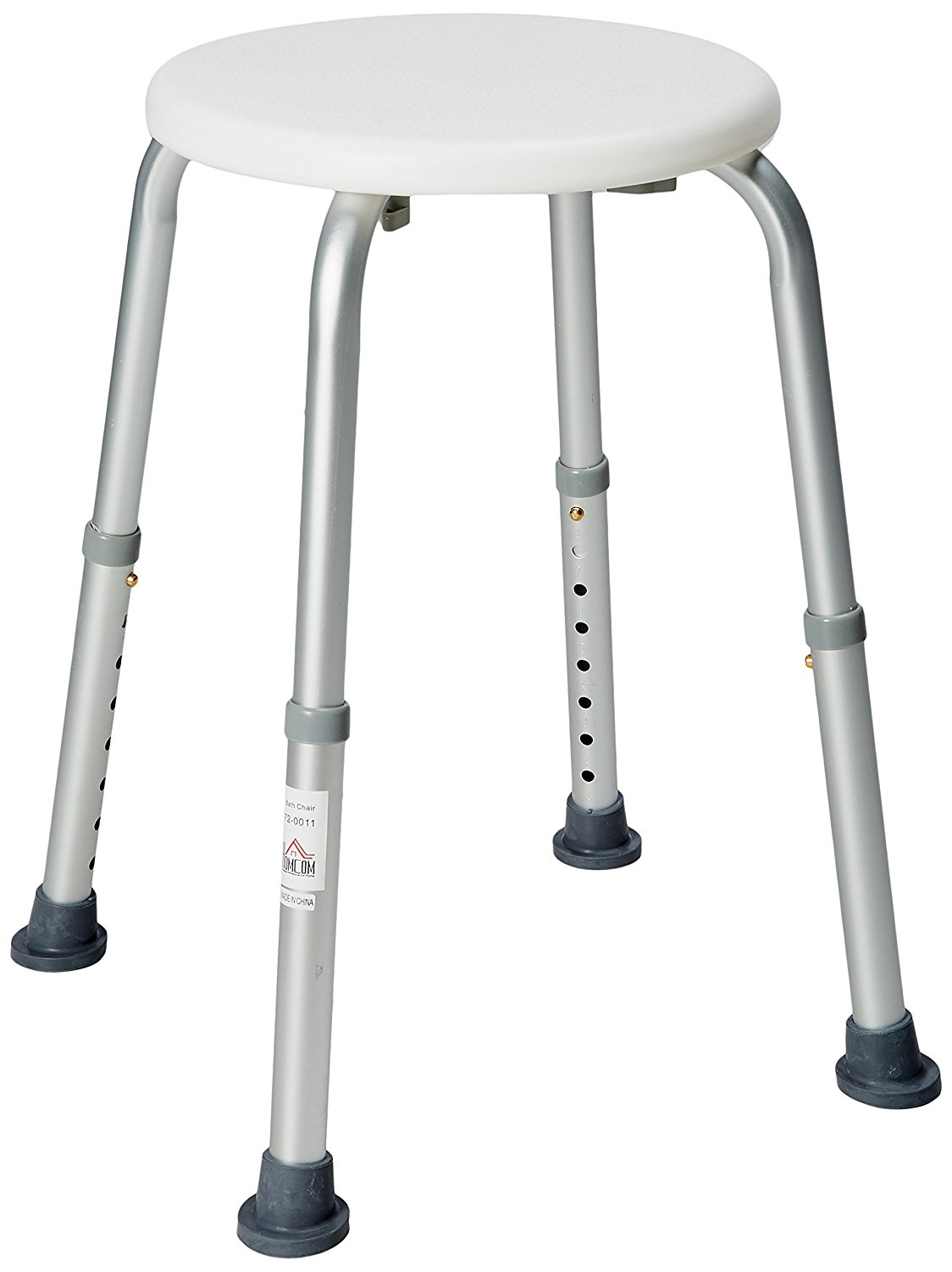 HomCom Round Medical Shower Stool