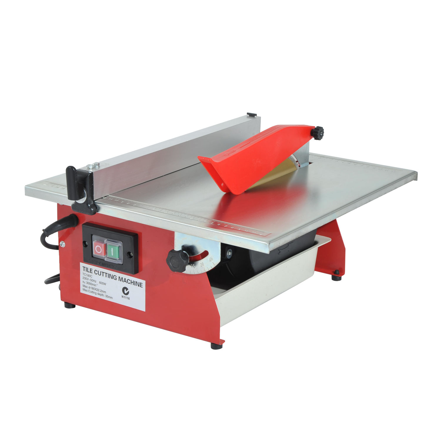 HomCom 7" Steel Small Compact Portable Manual Ceramic Tile Cutter Table ...