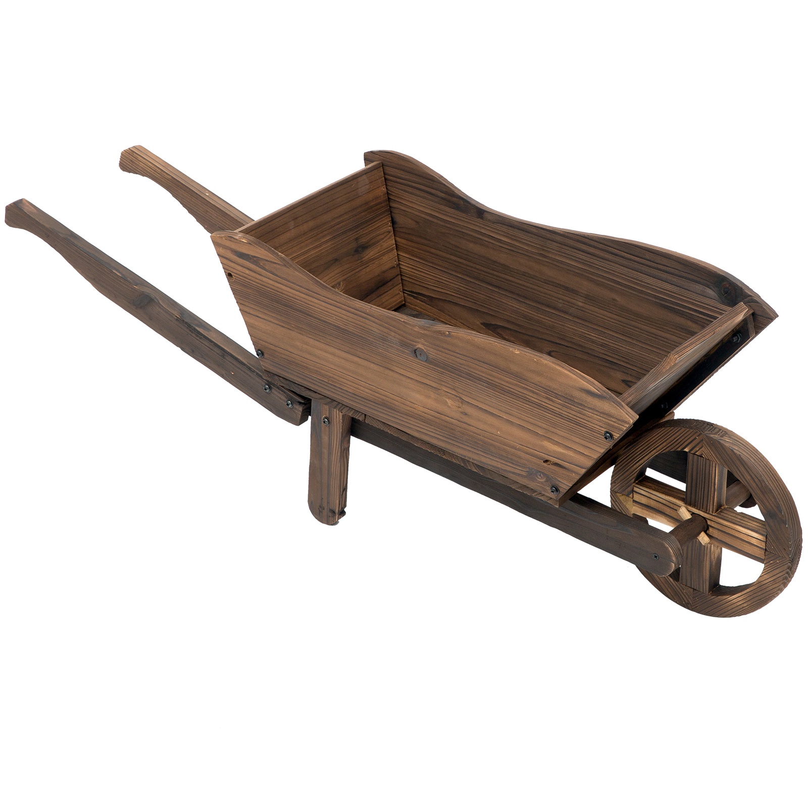 Outsunny Raised Flower Bed Wheelbarrow Ourdoor Garden Vegetable Herb ...