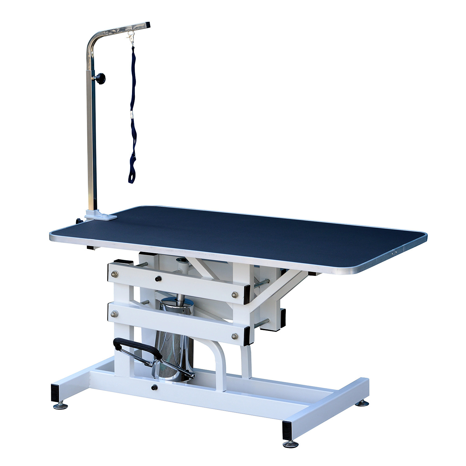 Pawhut 42.5" x 23.6" Height Adjustable Z-Lift Hydraulic Pet Dog Cat ...