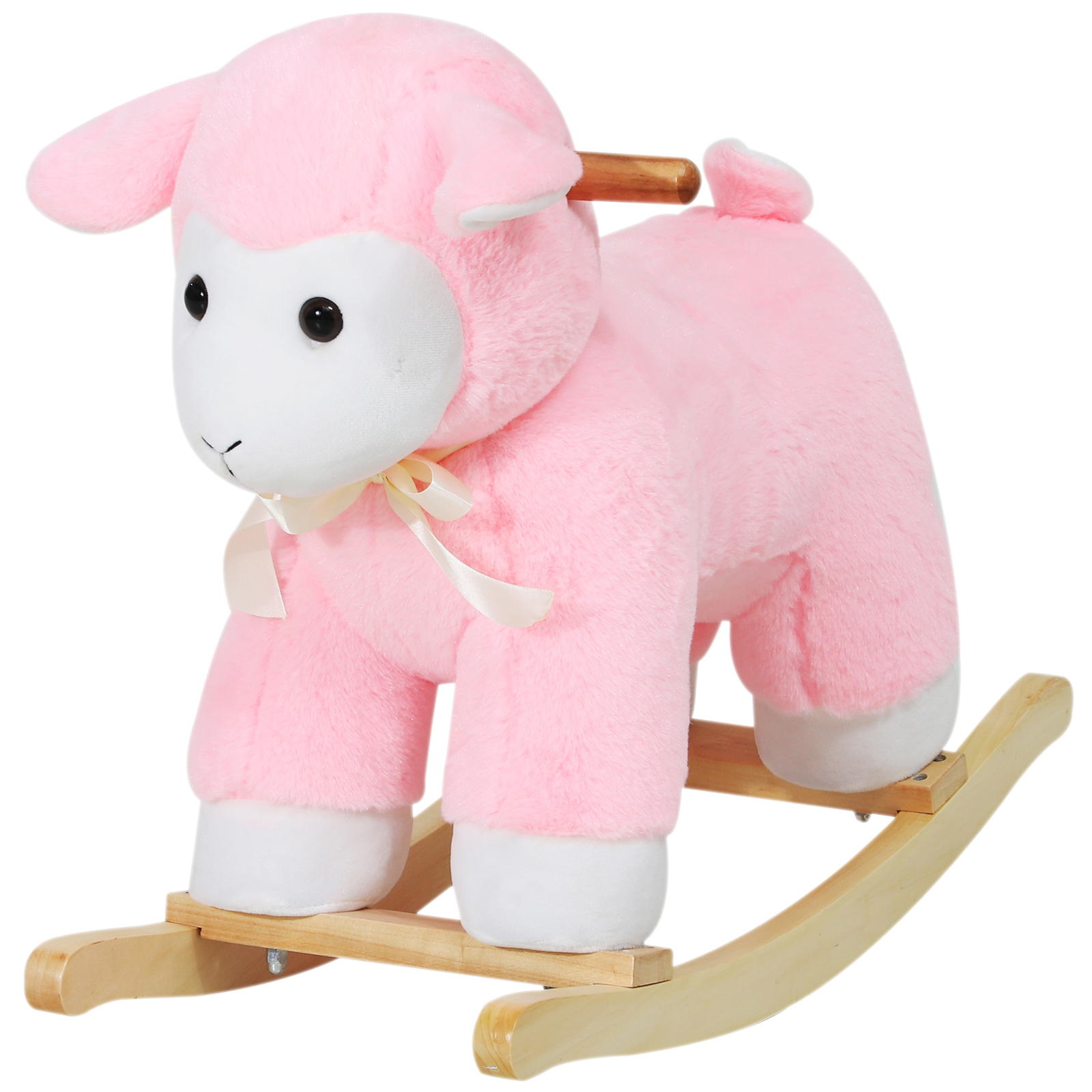 Open Box Qaba Lamb Rocking Horse Sheep Nursery Stuffed Animal Ride On ...