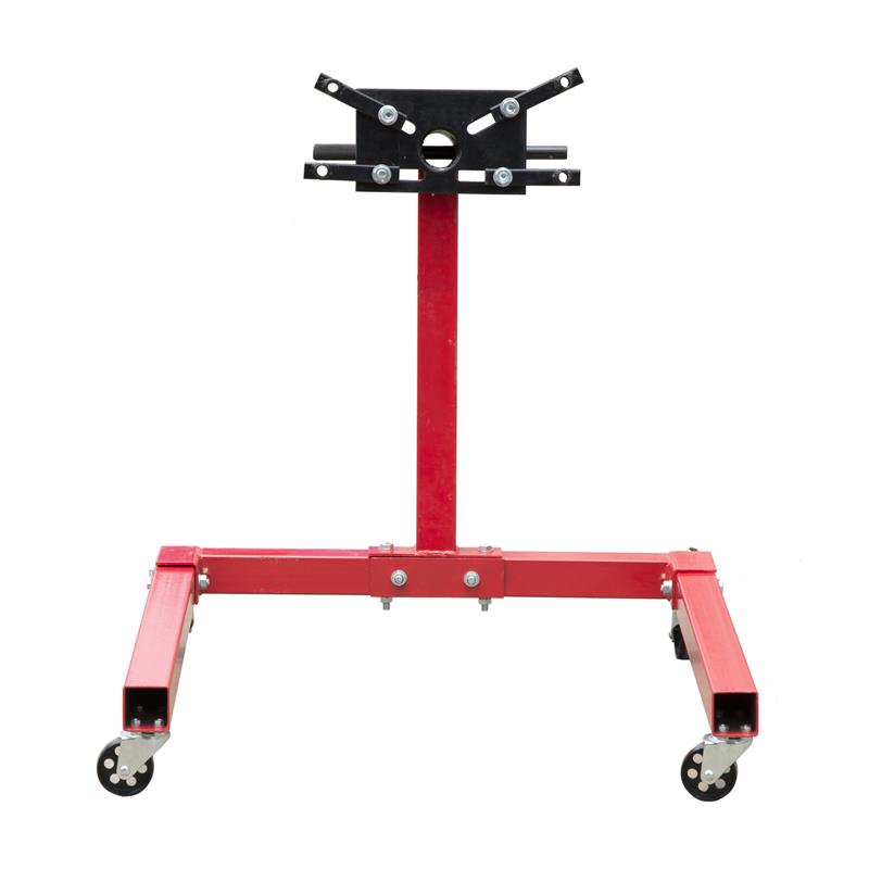 HomCom 1250 lb Engine Stand w/ Rotating Head - Red