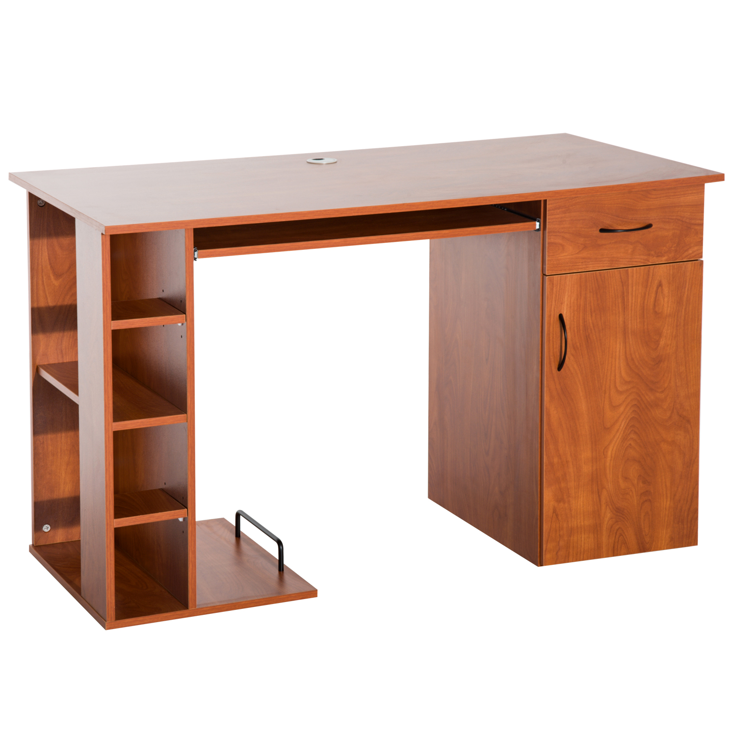 HomCom Computer Desk PC Table Workstation Printer Shelf? Home Office ...