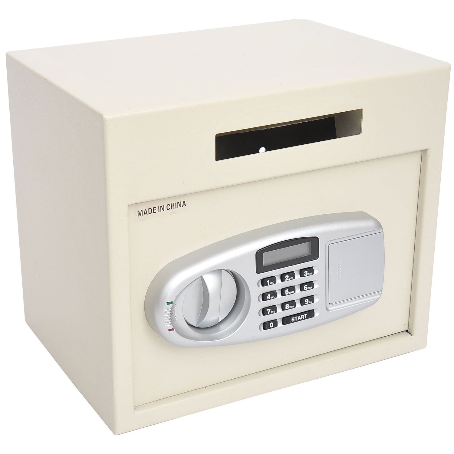 HomCom 12" x 14" x 10" Digital Home Security Safe w/ Deposit Slot ...