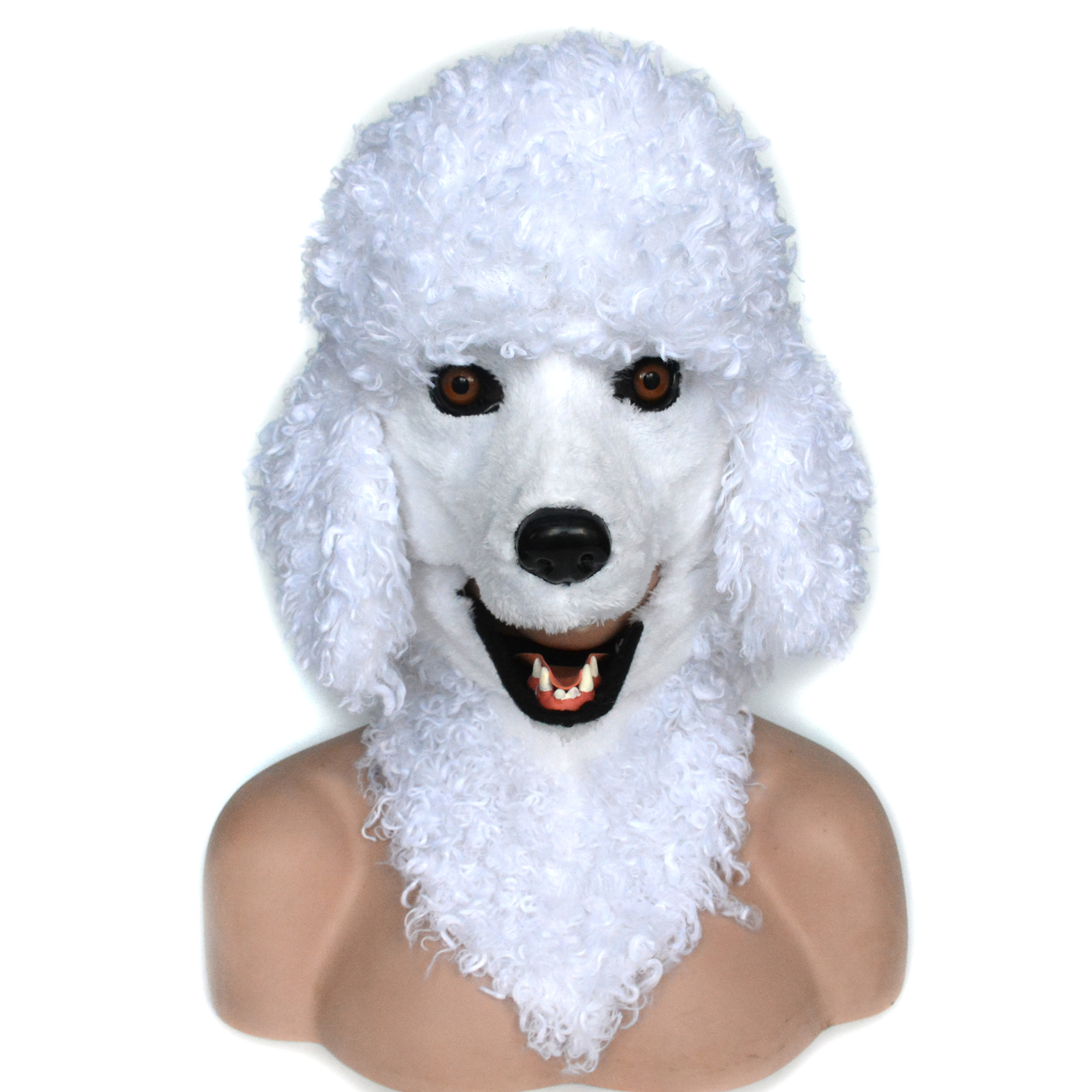 HOMCOM Poodle Moving Mouth Mask Poodle Dog Costume|AOSOM.COM