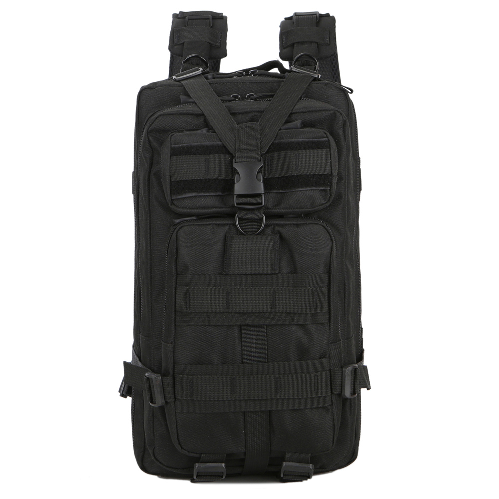 Outdoor Marching Knapsack Tactical Backpack Black | aosom com