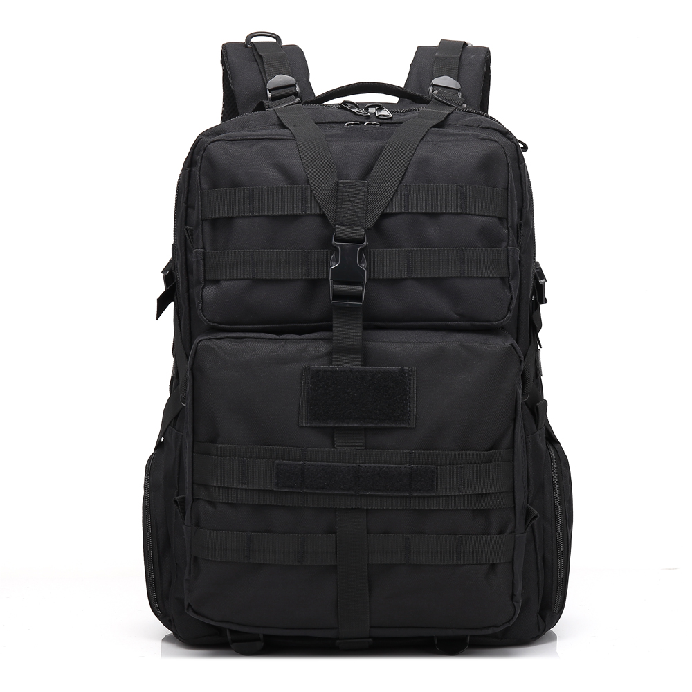 3P 45L Outdoor Marching Backpack Black | aosom com