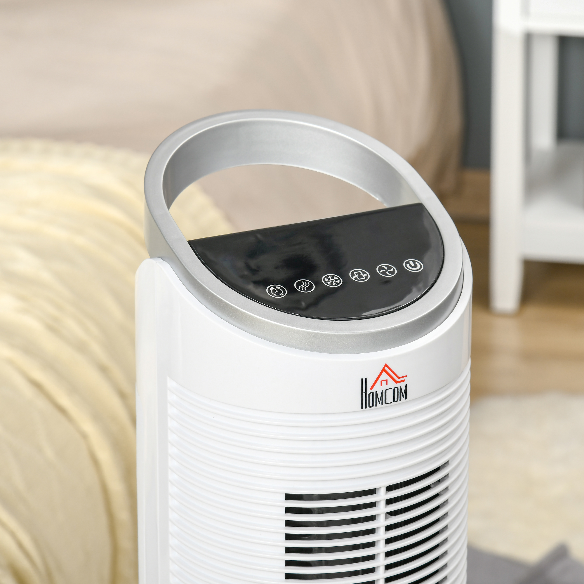 HOMCOM 40" Portable Oscillating Air Cooler Fan for Home Office, 3-In-1 ...