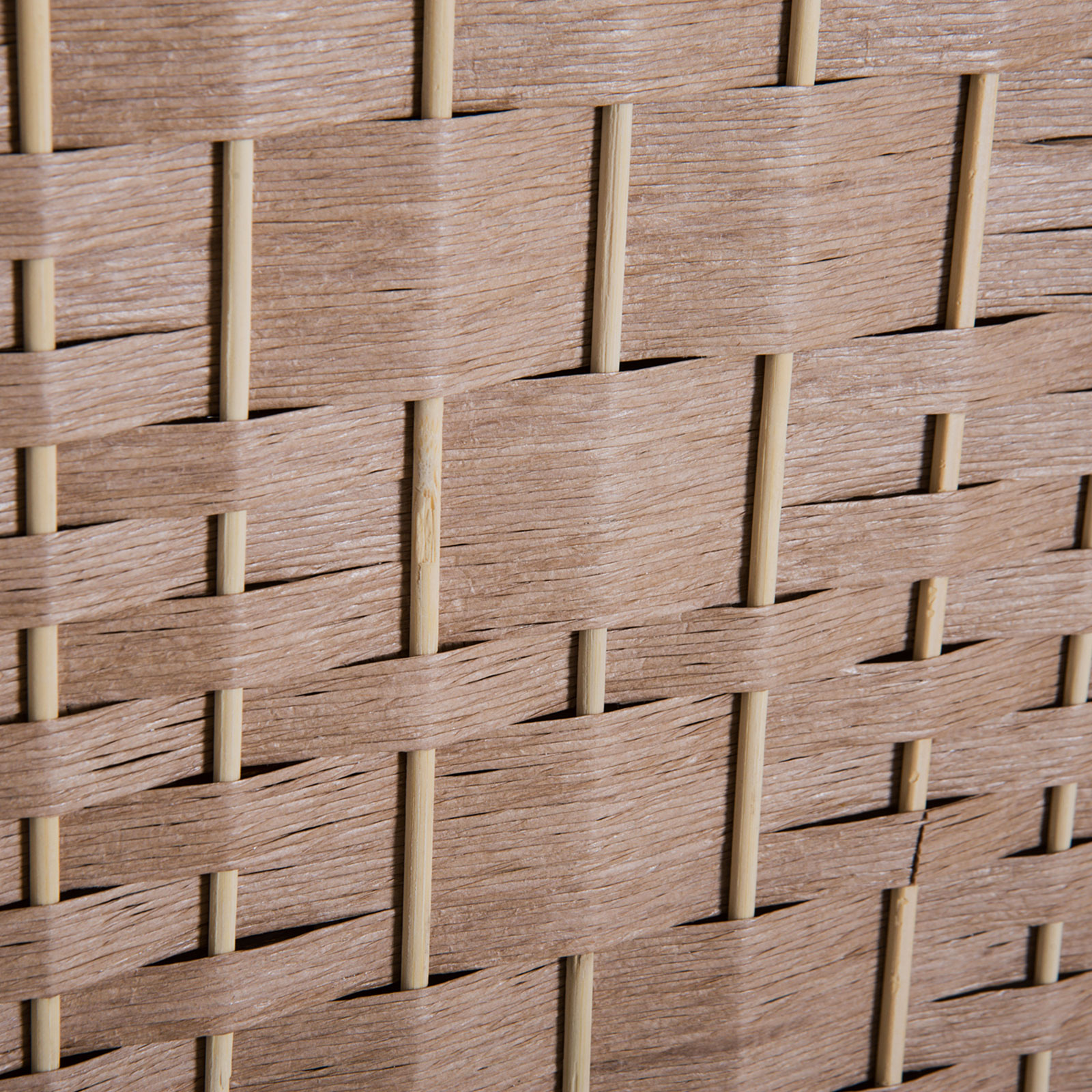 HOMCOM 6' Tall Wicker Weave 3 Panel Room Divider Wall Divider, Natural ...