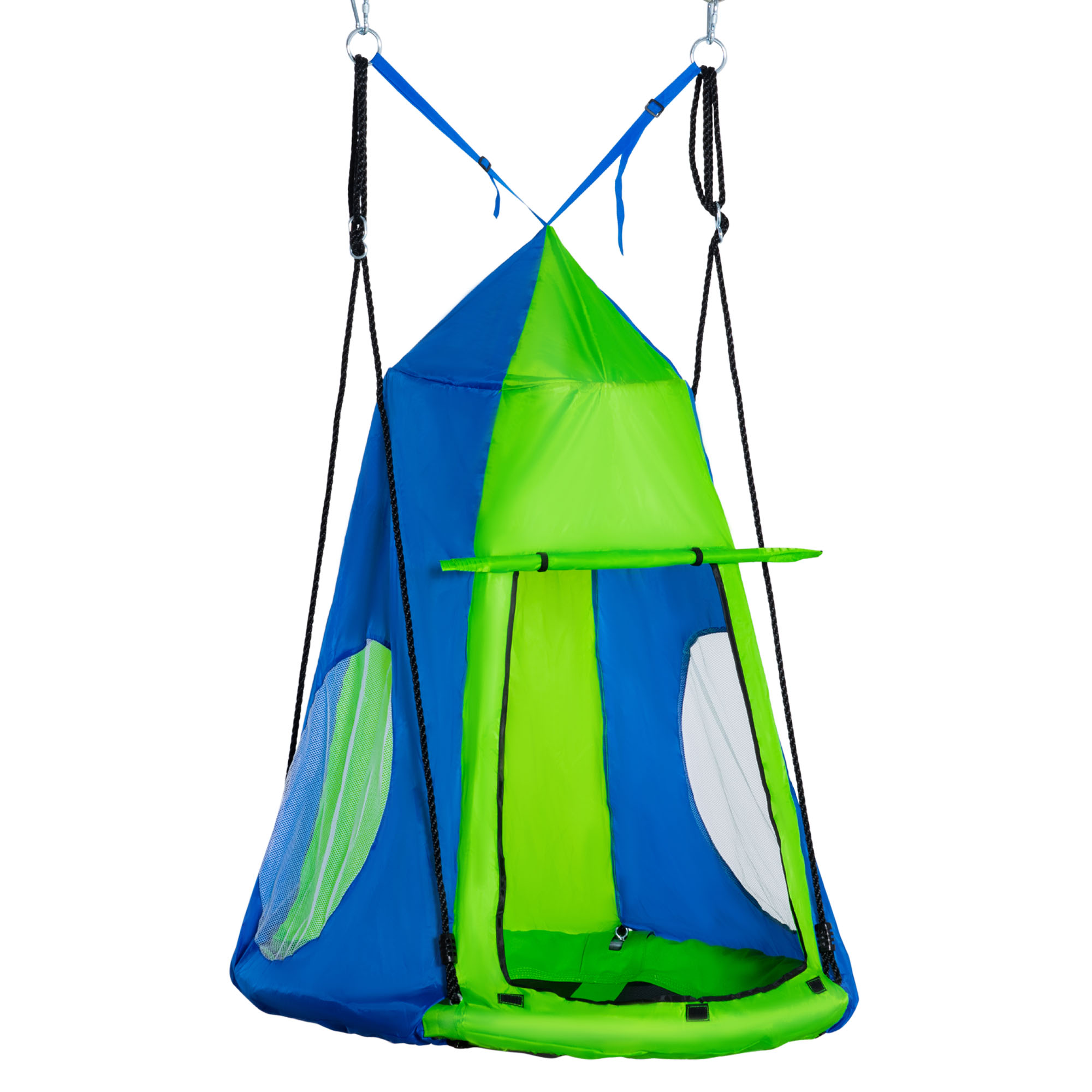 Outsunny Kids Pod Swing, Waterproof Flat/Tent Chair Seat, Green | Aosom.com
