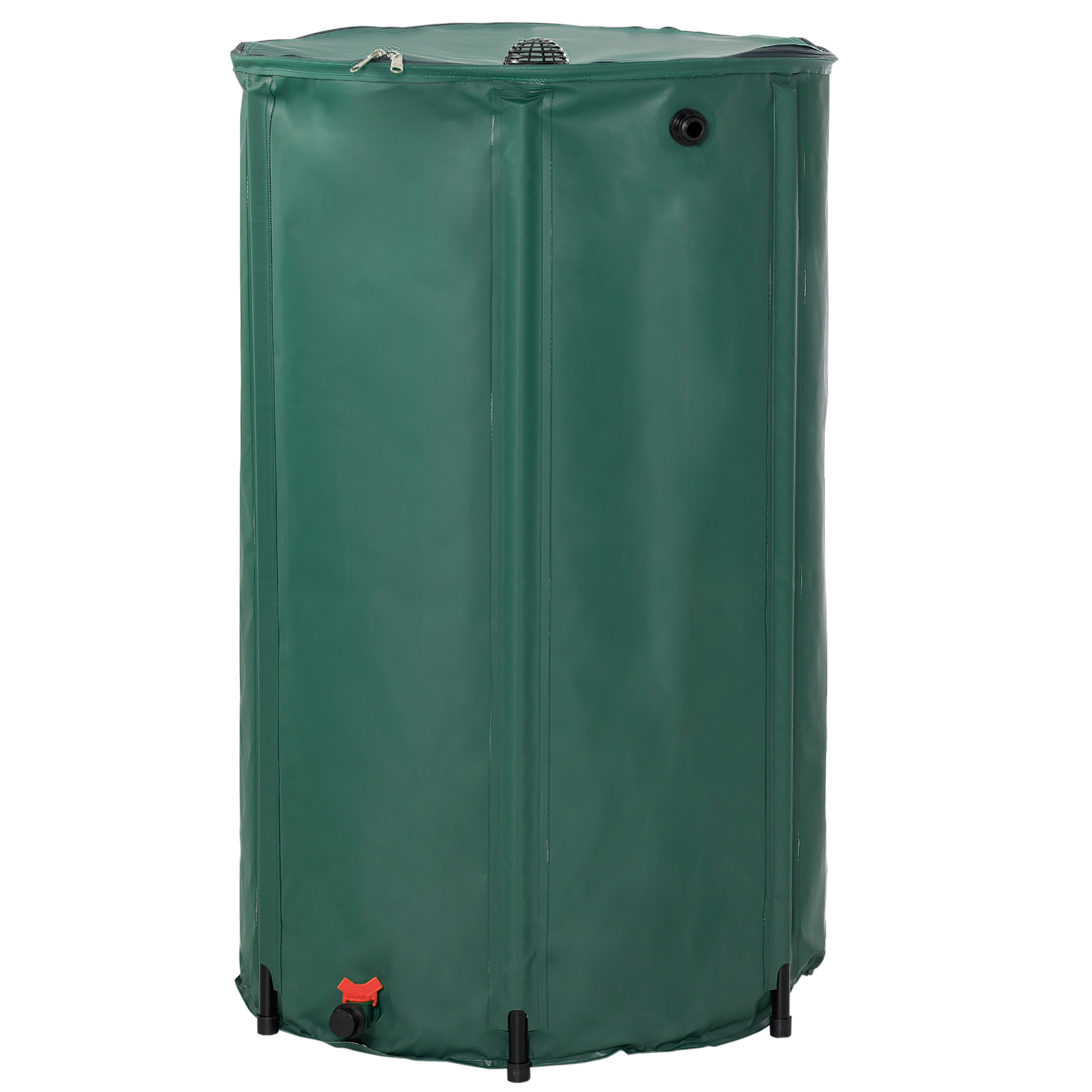 Outsunny 105 Gallon Rainwater Harvesting System Collection Tank with ...