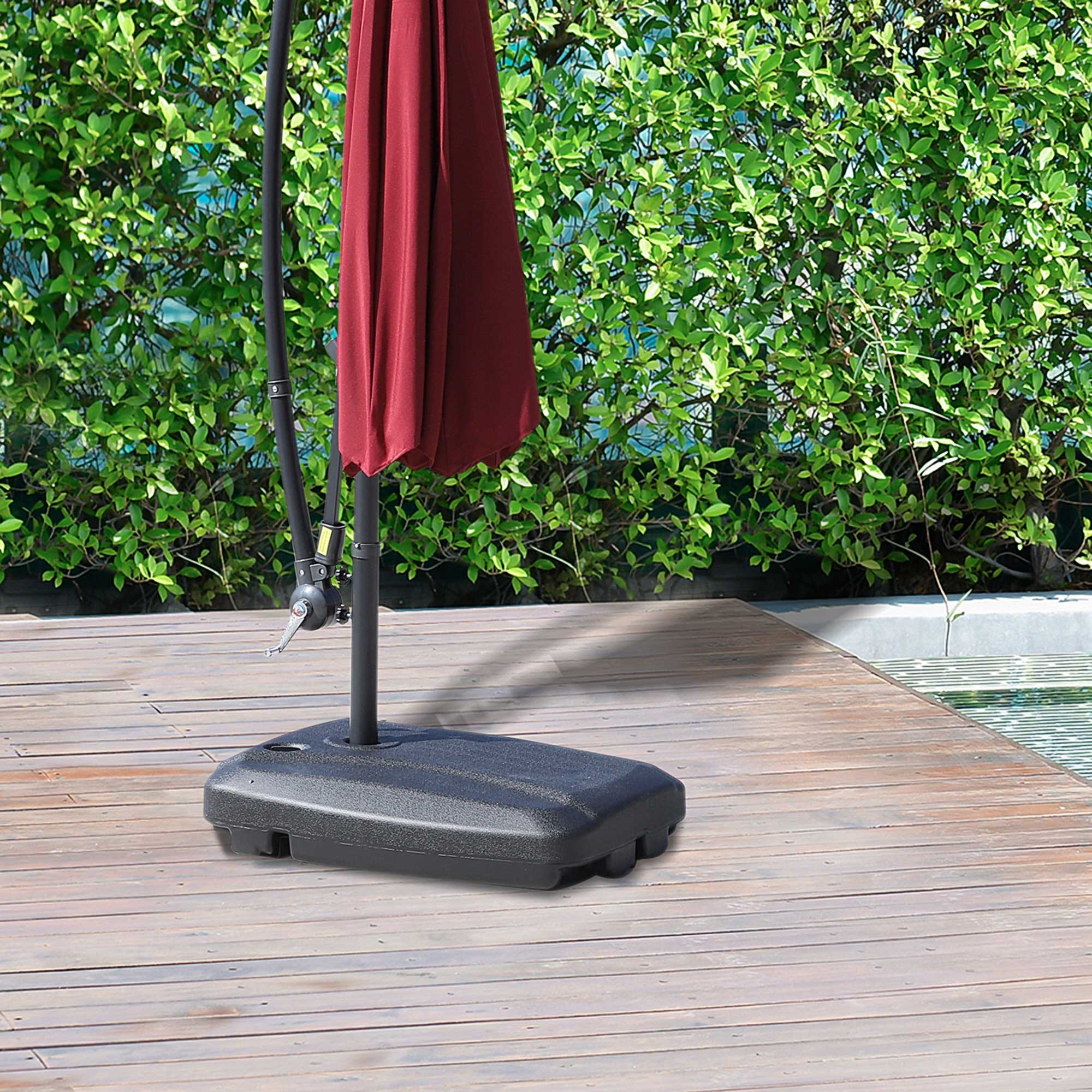 Pool Sand Danish Umbrella Company DUC 100lbs Patio Wobble-Free Outdoor ...