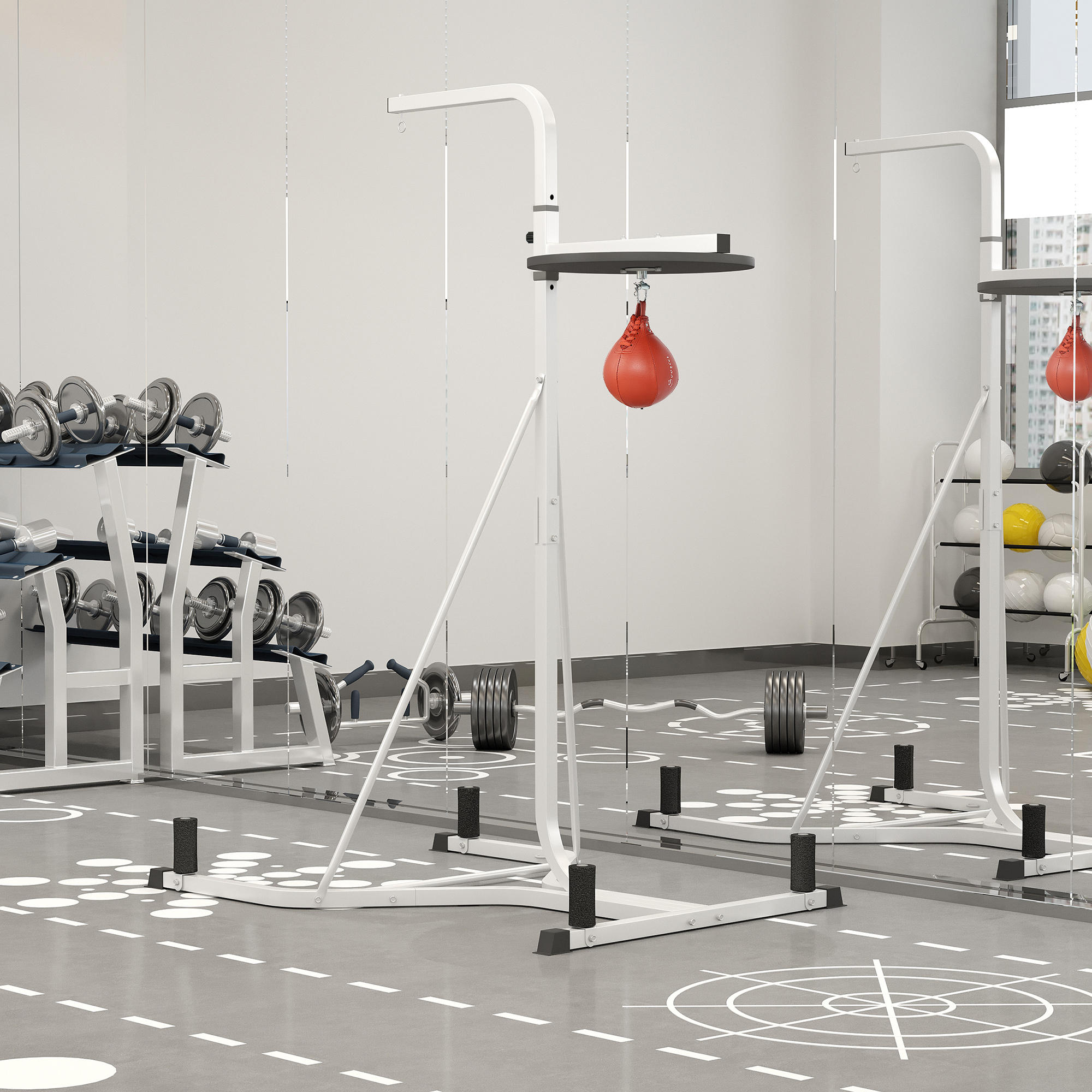 Soozier Free-Standing Speed Bag Platform Station Boxing Stand Heavy ...