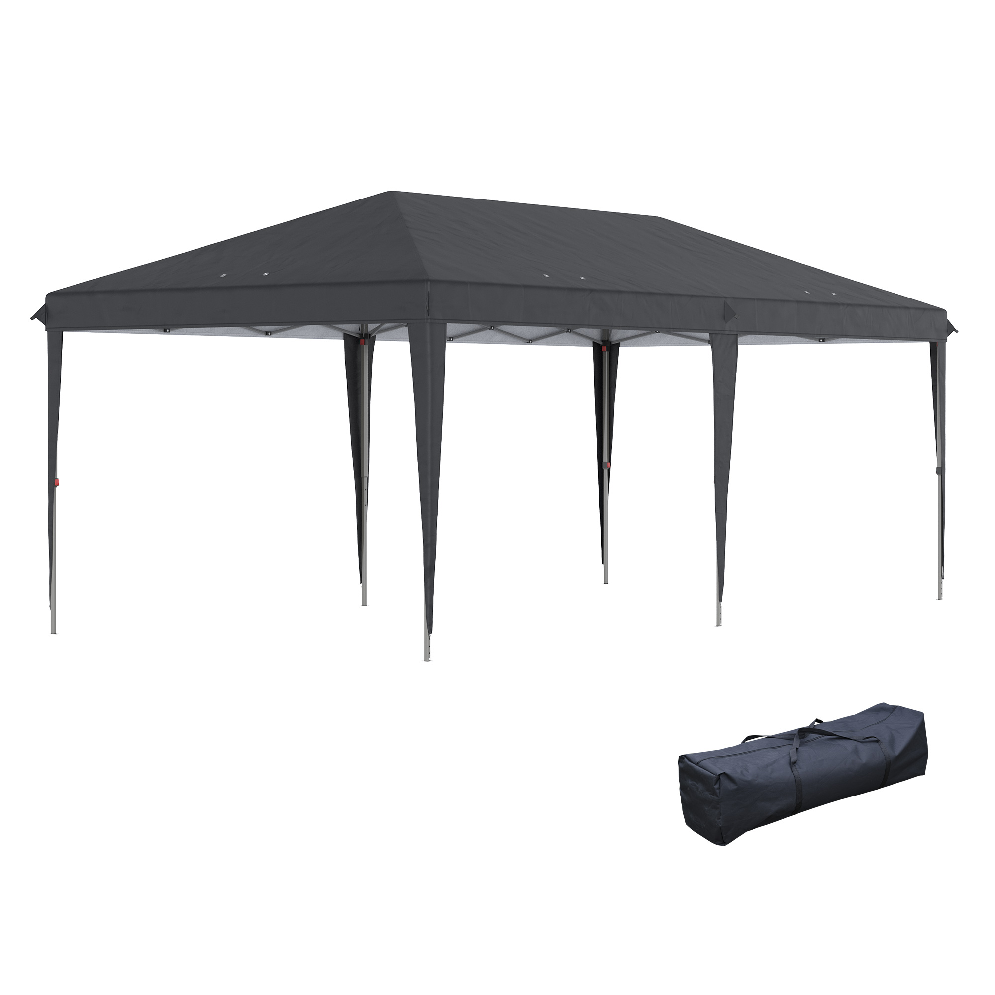 Outsunny 10' x 19' Extra Large Pop Up Canopy, Outdoor Party Tent with ...