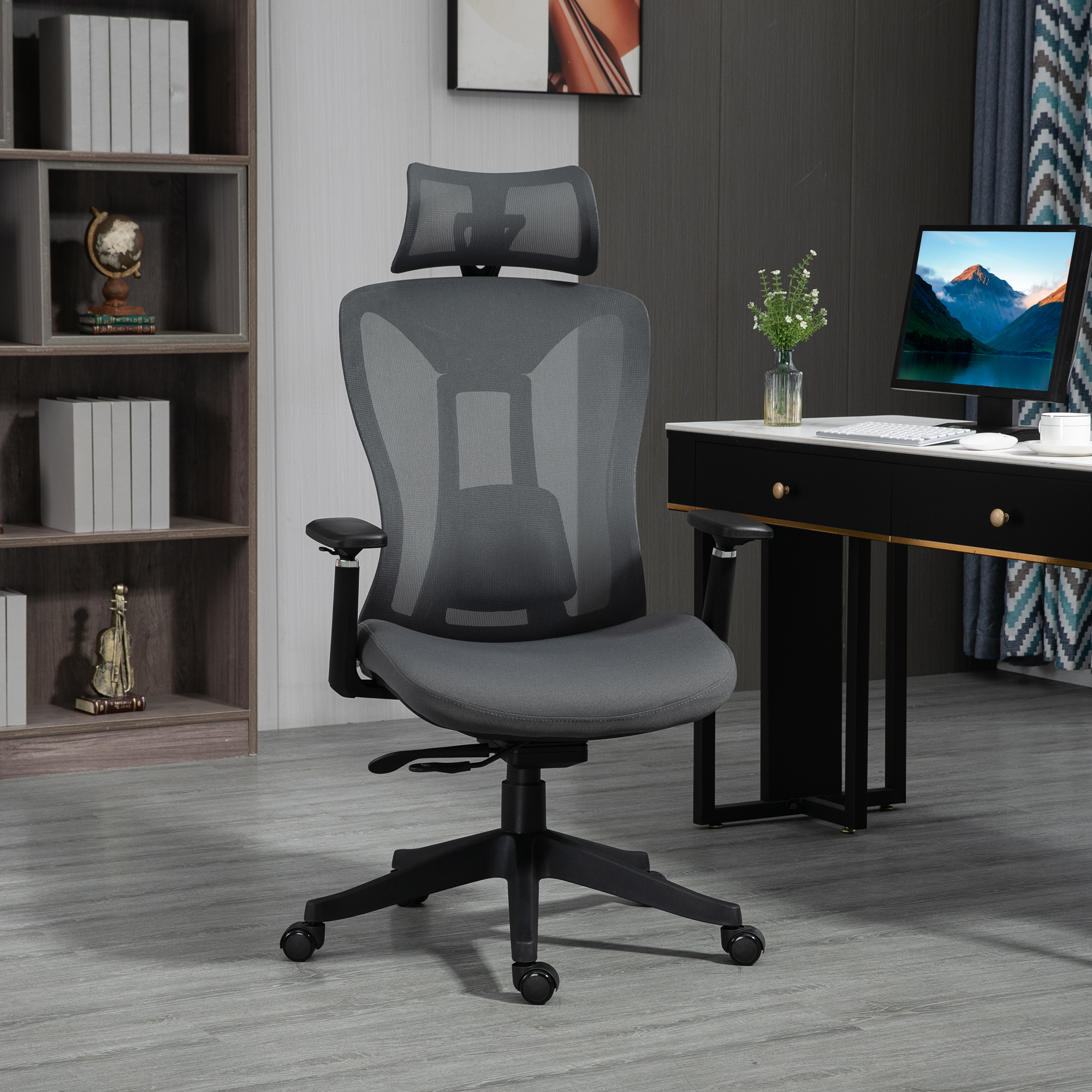 Vinsetto High Back Office Chair, Mesh Computer Desk Chair with ...