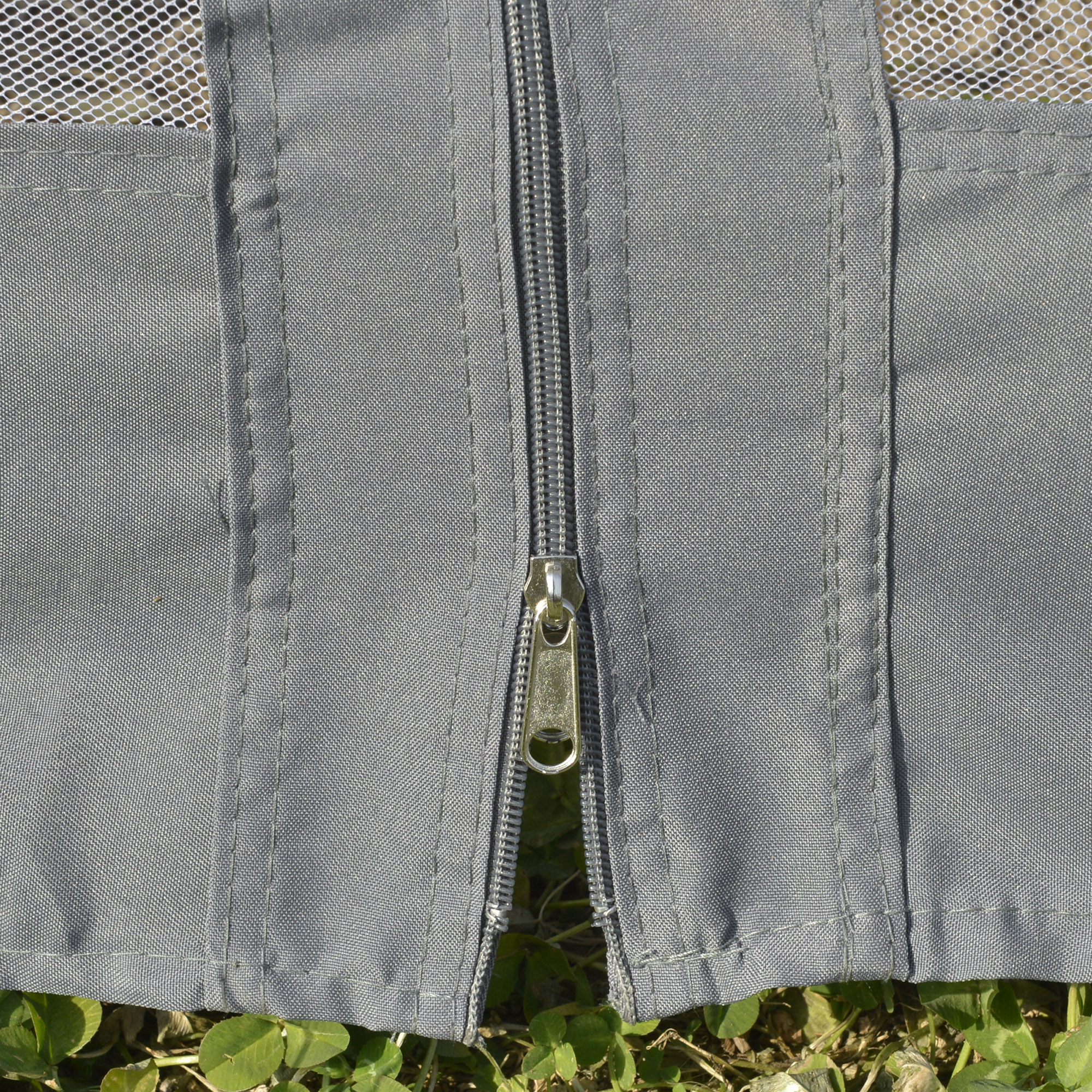 Outsunny 12' x 12' Outdoor Gazebo Canopy, Dome Patio Gazebo Netting ...