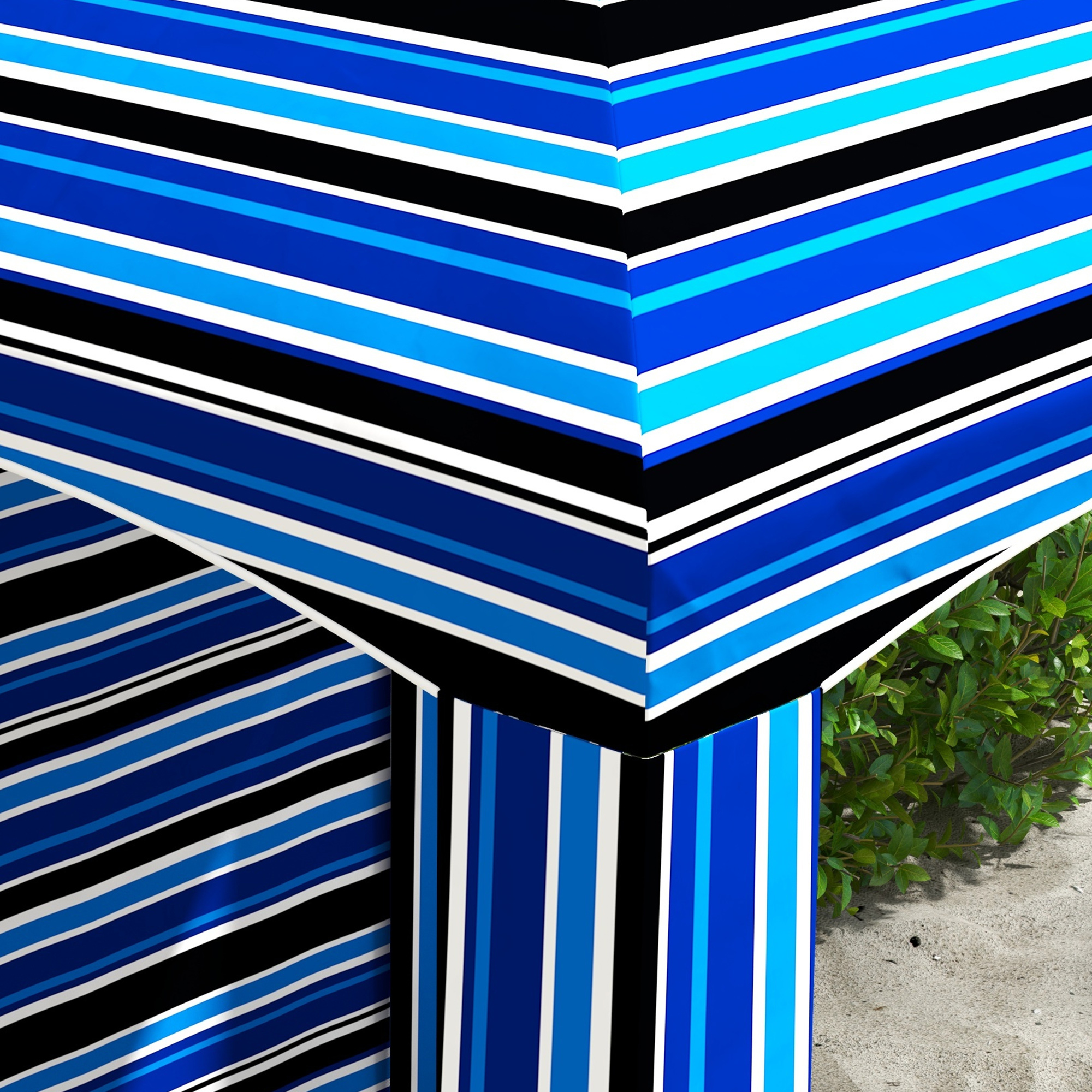 Outsunny 5.8' x 5.8' Cabana Umbrella with Single-top, Vented Windows ...