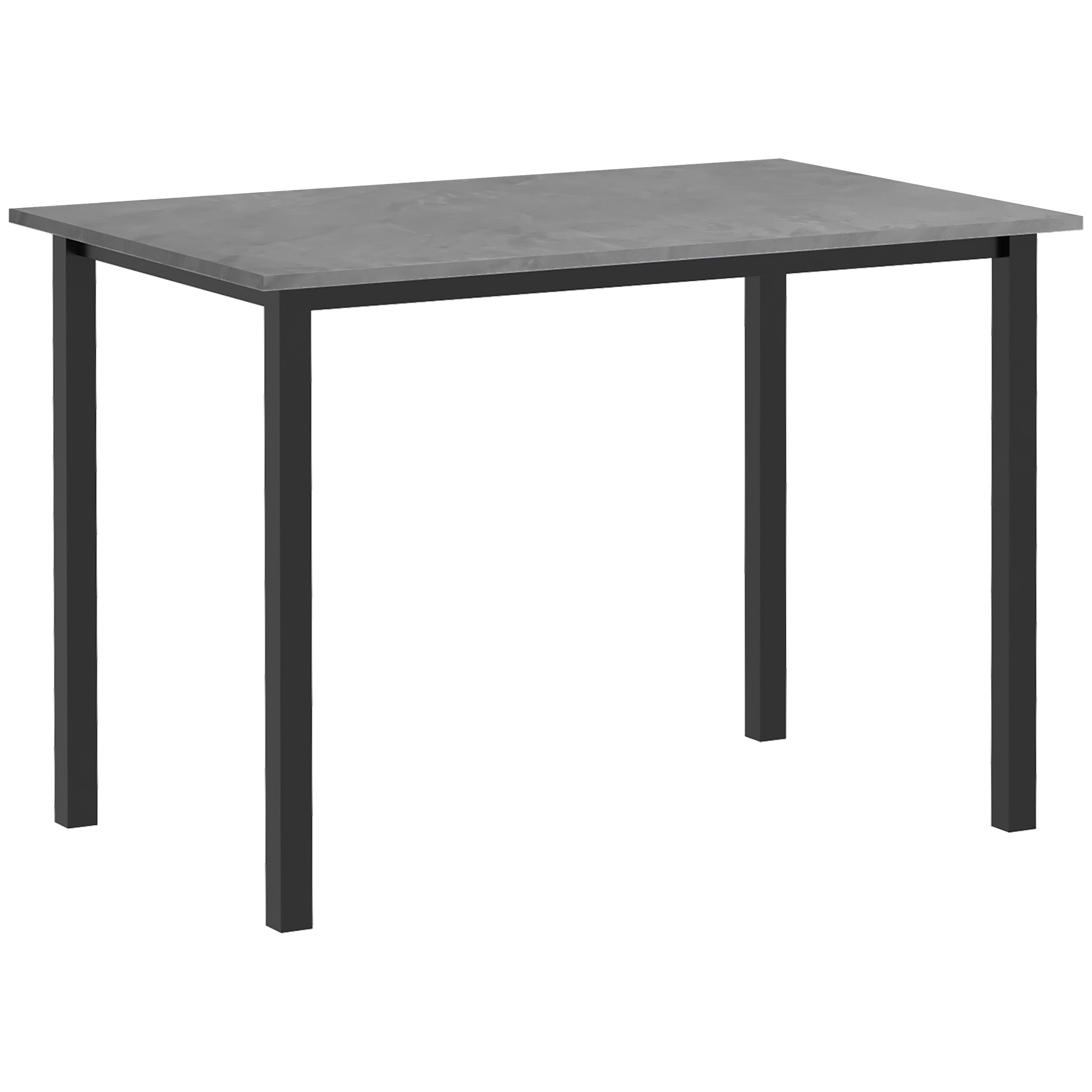 HOMCOM Extending Kitchen Table For Six, Drop Leaf Tables for Small ...