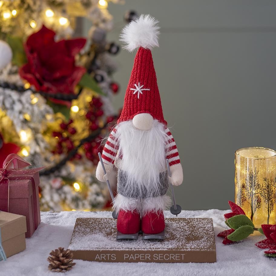 2 Piece Christmas Gnomes Decorations with Whimsical Design, Multicolor ...