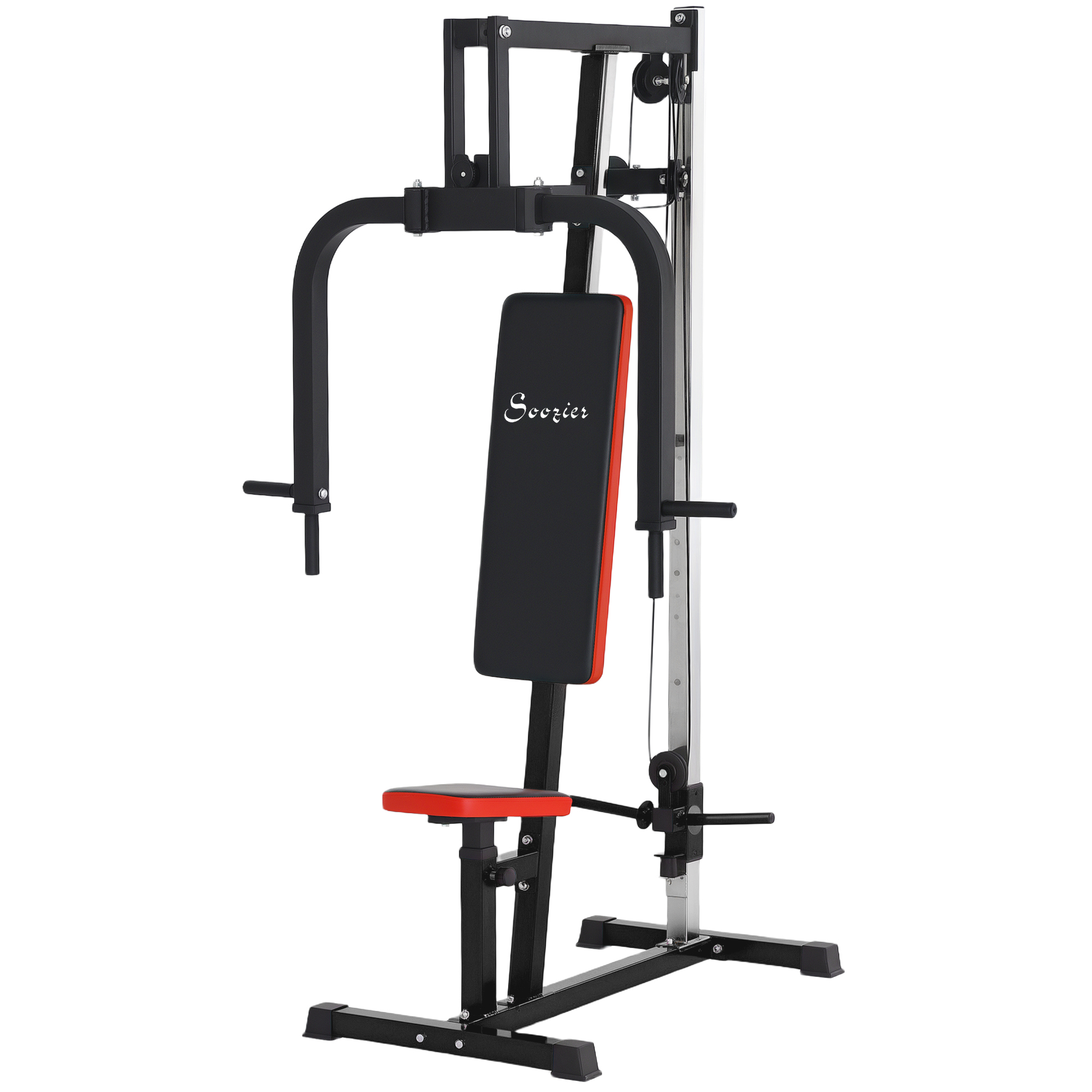 Soozier Chest Fly and Chest Press Machine for Back, Pectoral, Rear ...