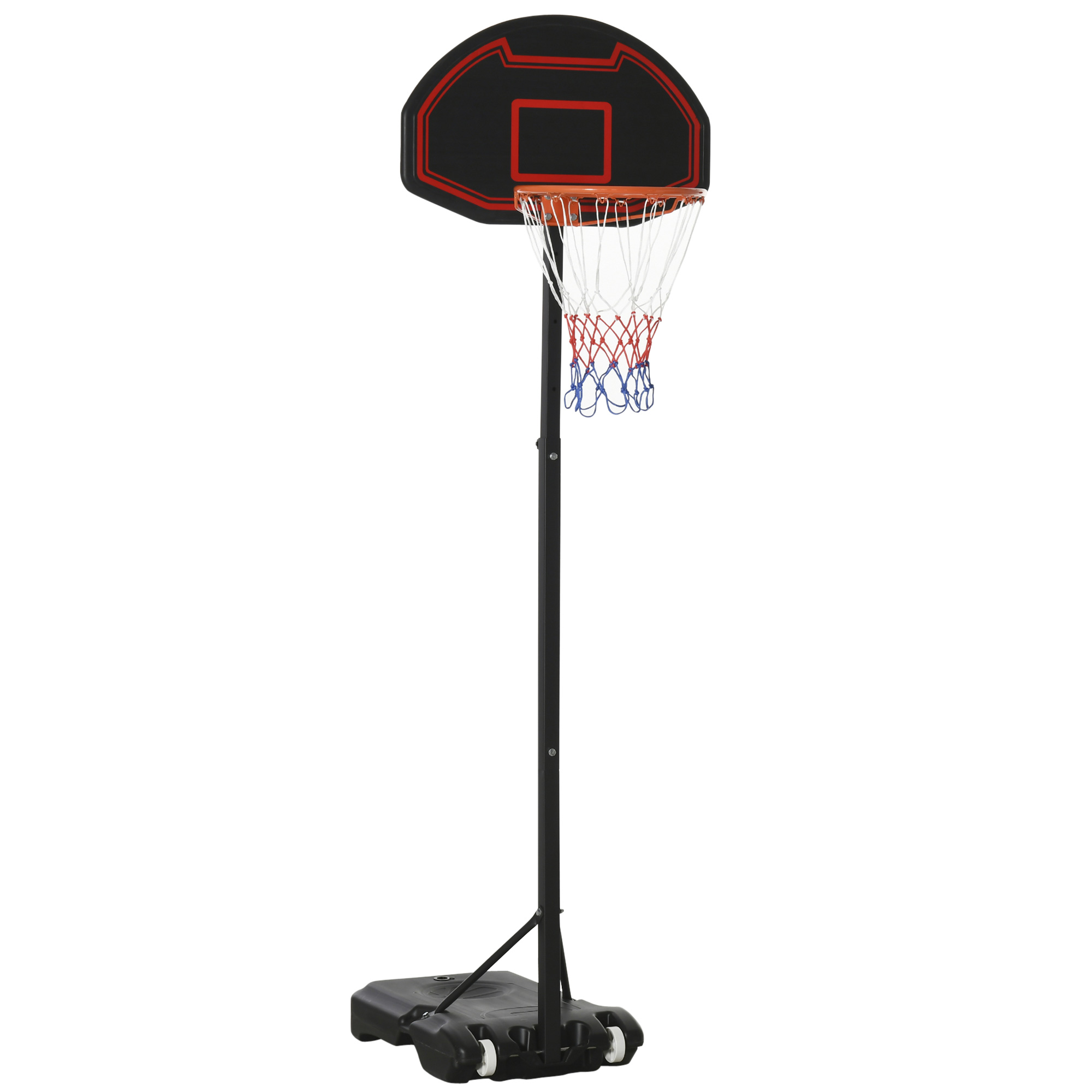 Soozier Portable Basketball Hoop Stand, Height-Adjustable Basketball ...