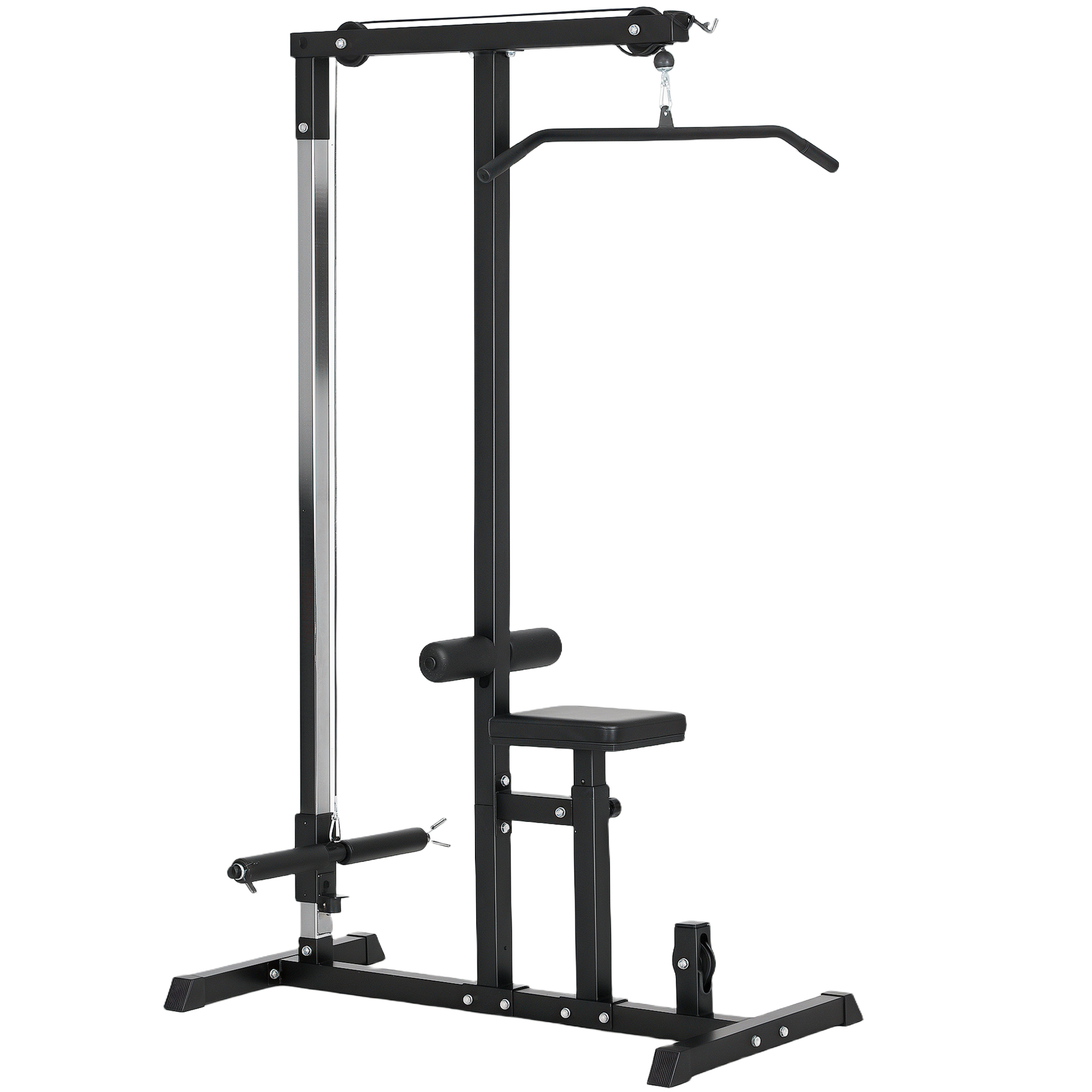 Soozier Multi-Function Power Tower, Lat Pull Down Machine Arm & Back ...
