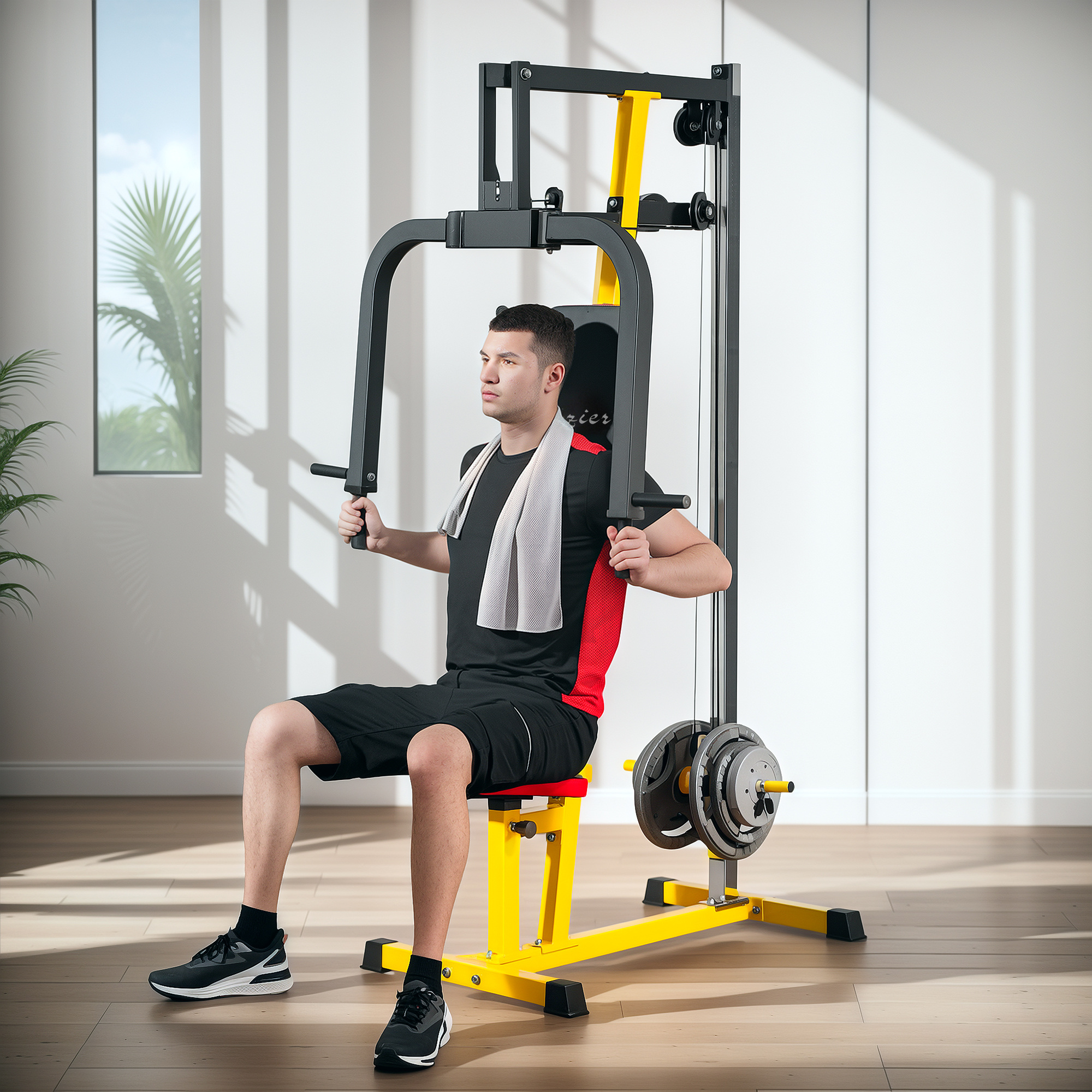 Soozier Chest Fly and Chest Press Machine for Back, Pectoral, Rear ...