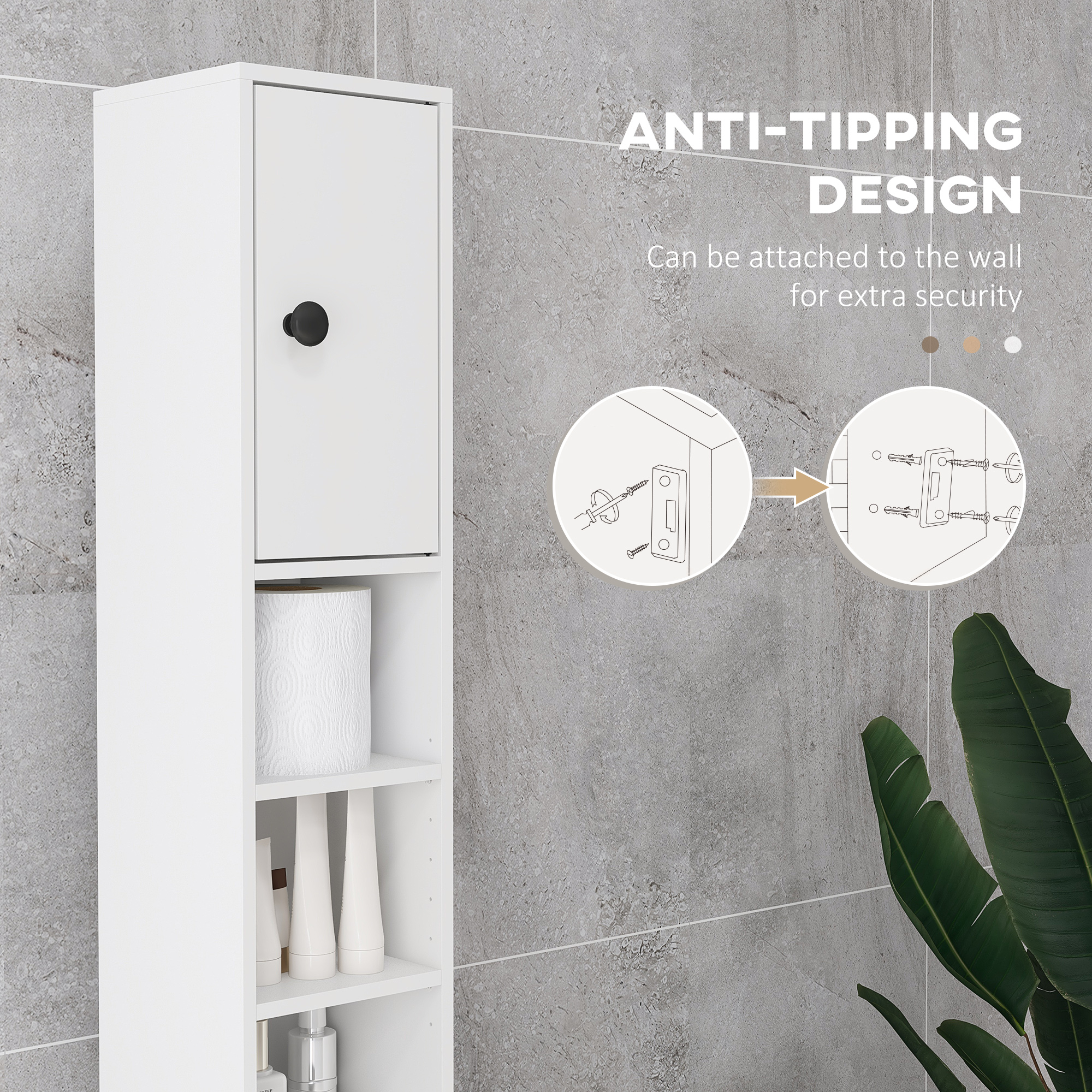 20cm wide tall cabinet store