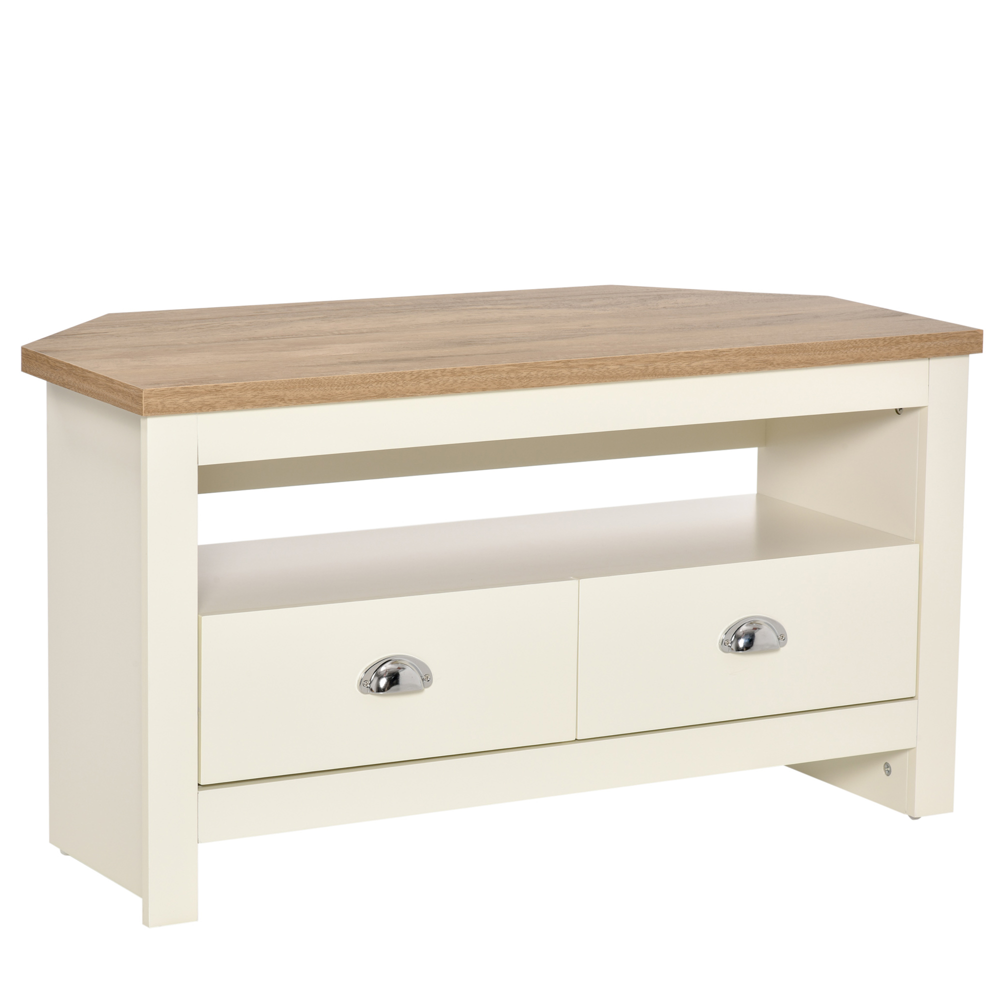 White painted corner tv unit store