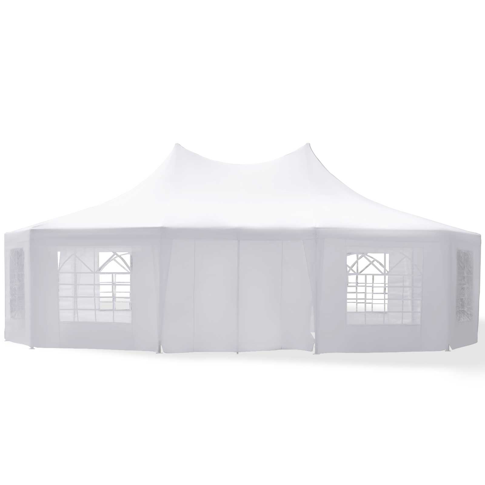 Outsunny 29 x 21 ft Decagon Party Tent, Large Wedding Tent with ...