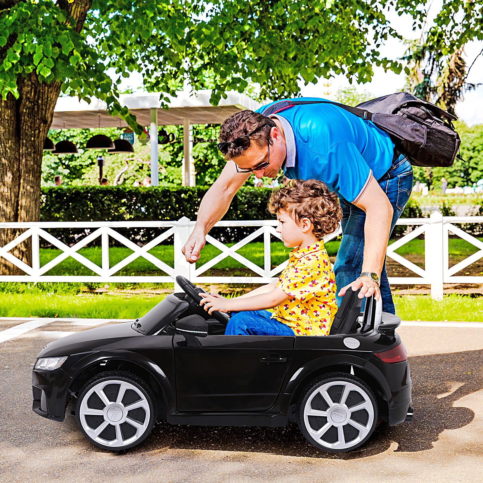Aosom 6V Licensed Audi Kids Ride-On Car With Remote Control For Child ...