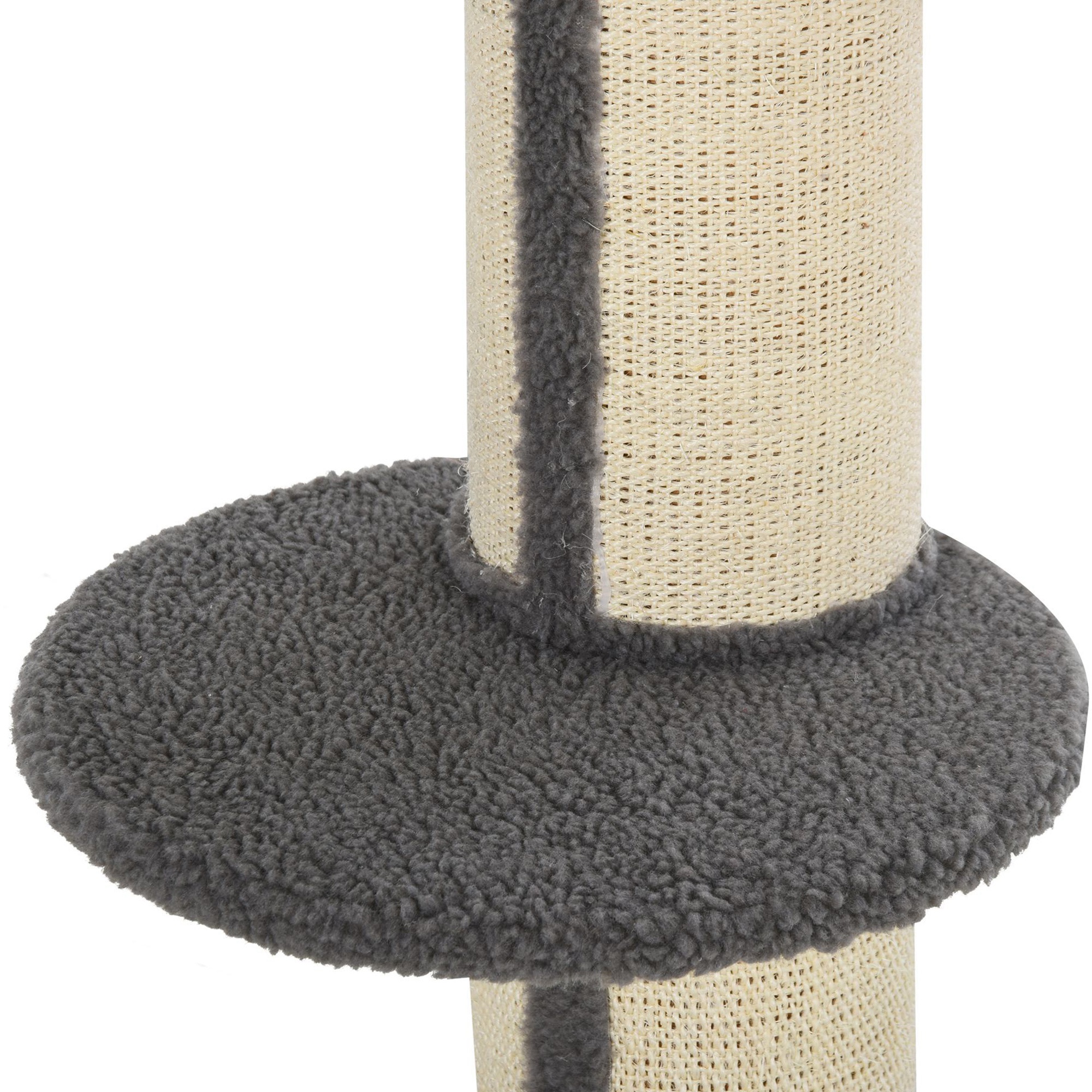PawHut Cat Tree Kitty Tower with Sisal Mat Scratching Post, Cat Bed ...