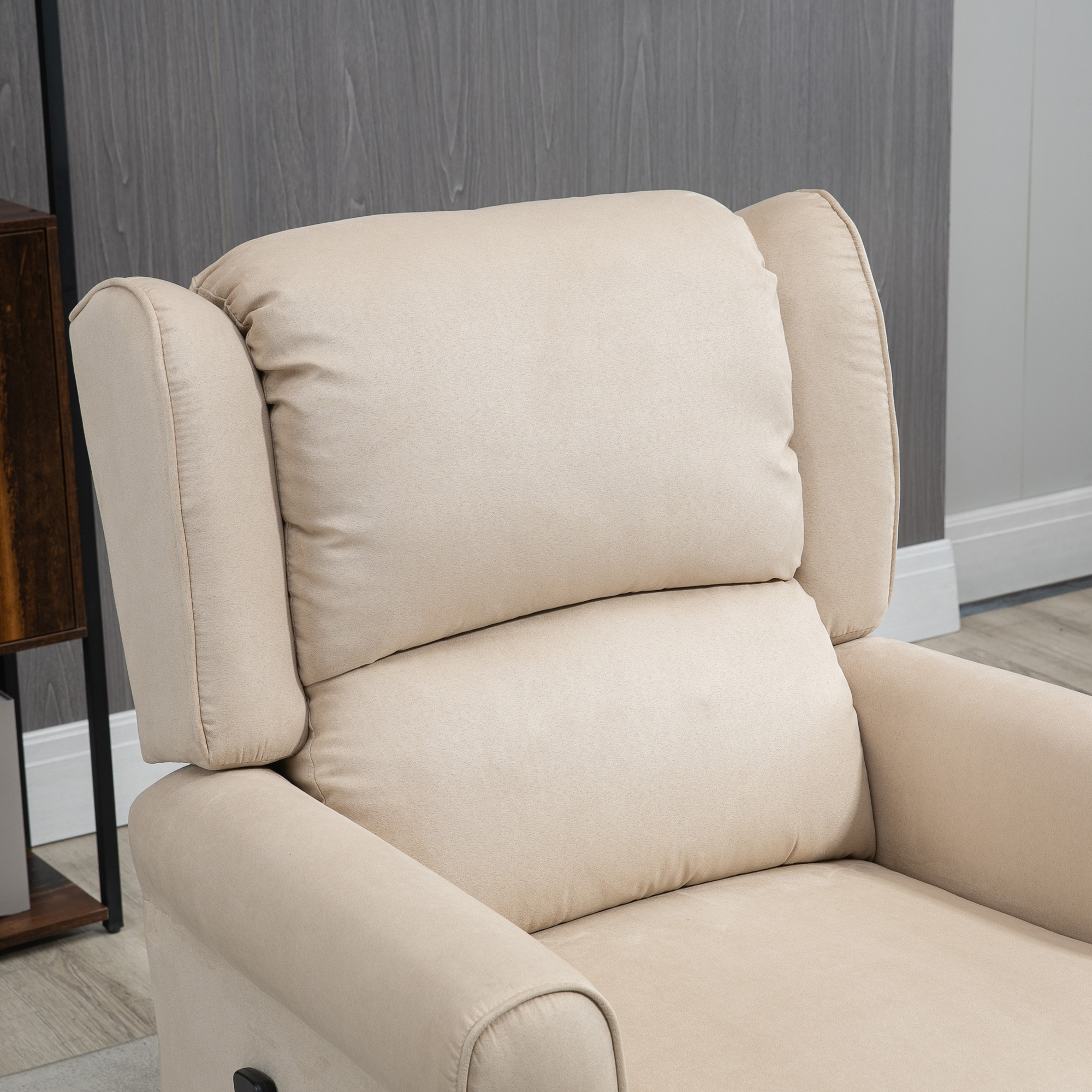 HOMCOM Massage Recliner Chair for Living Room, Push Back Recliner ...
