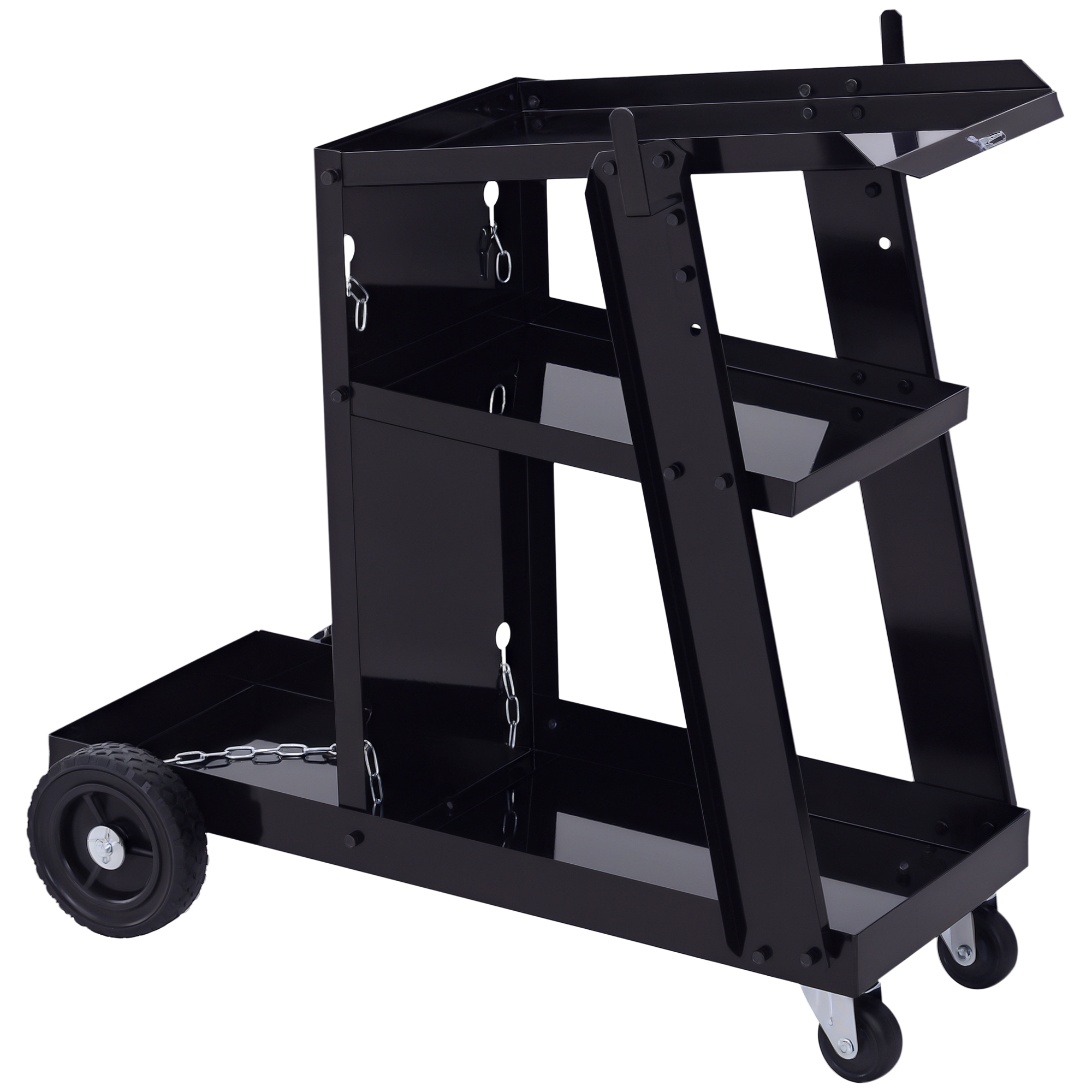 DURHAND 3 Tier Welding Cart Welder Trolley Garage Welding/Plasma Cutter ...