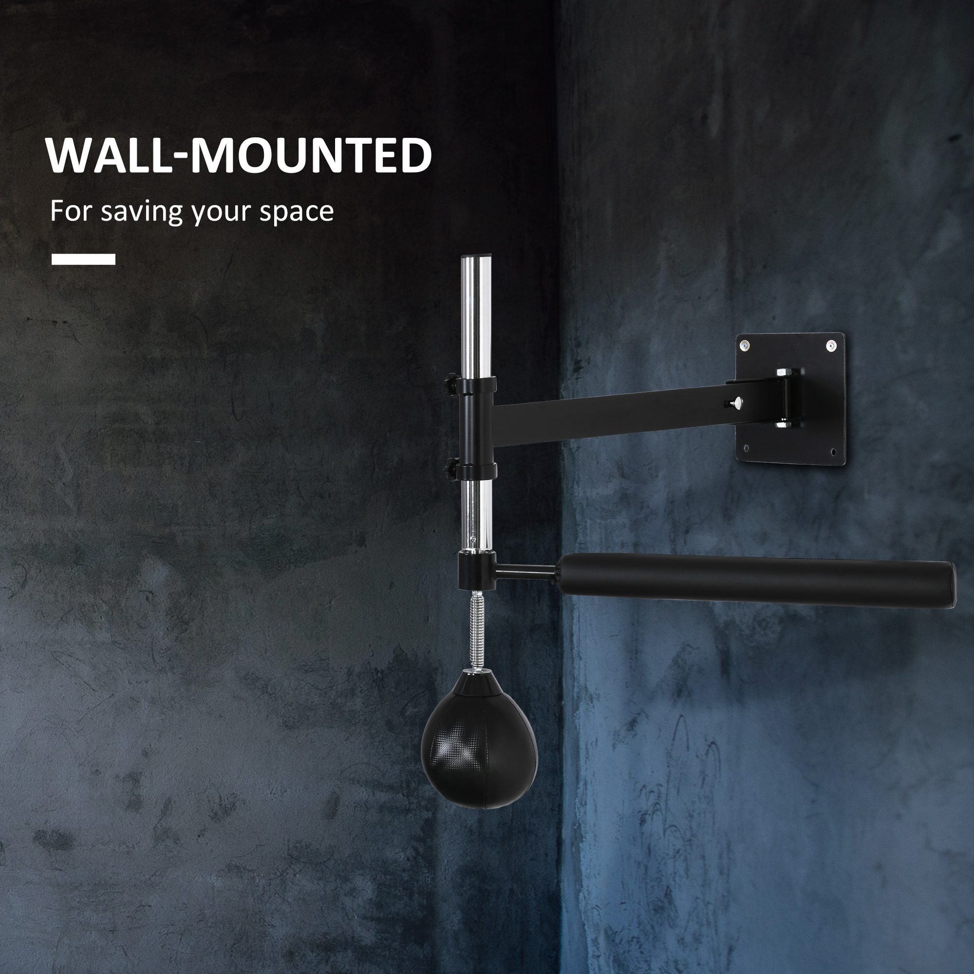 Soozier Wall Mount Reflex Boxing Trainer, 360° Rotating Rapid Boxing ...